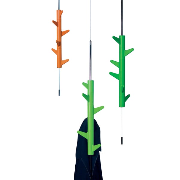 Inno Oka hanging coat rack, orange | Finnish Design Shop