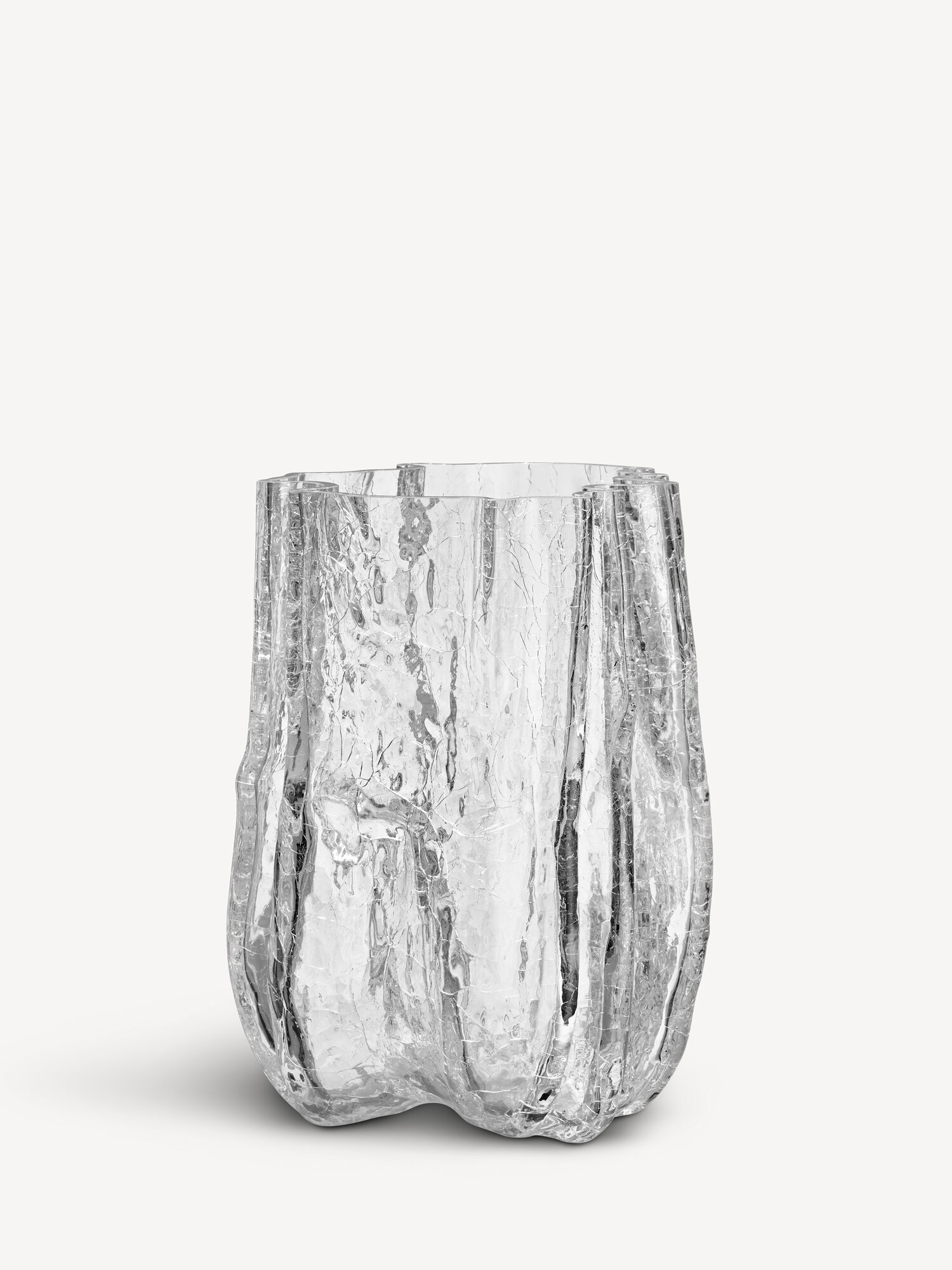 Kosta Boda Crackle vase, 270 mm, clear | Finnish Design Shop