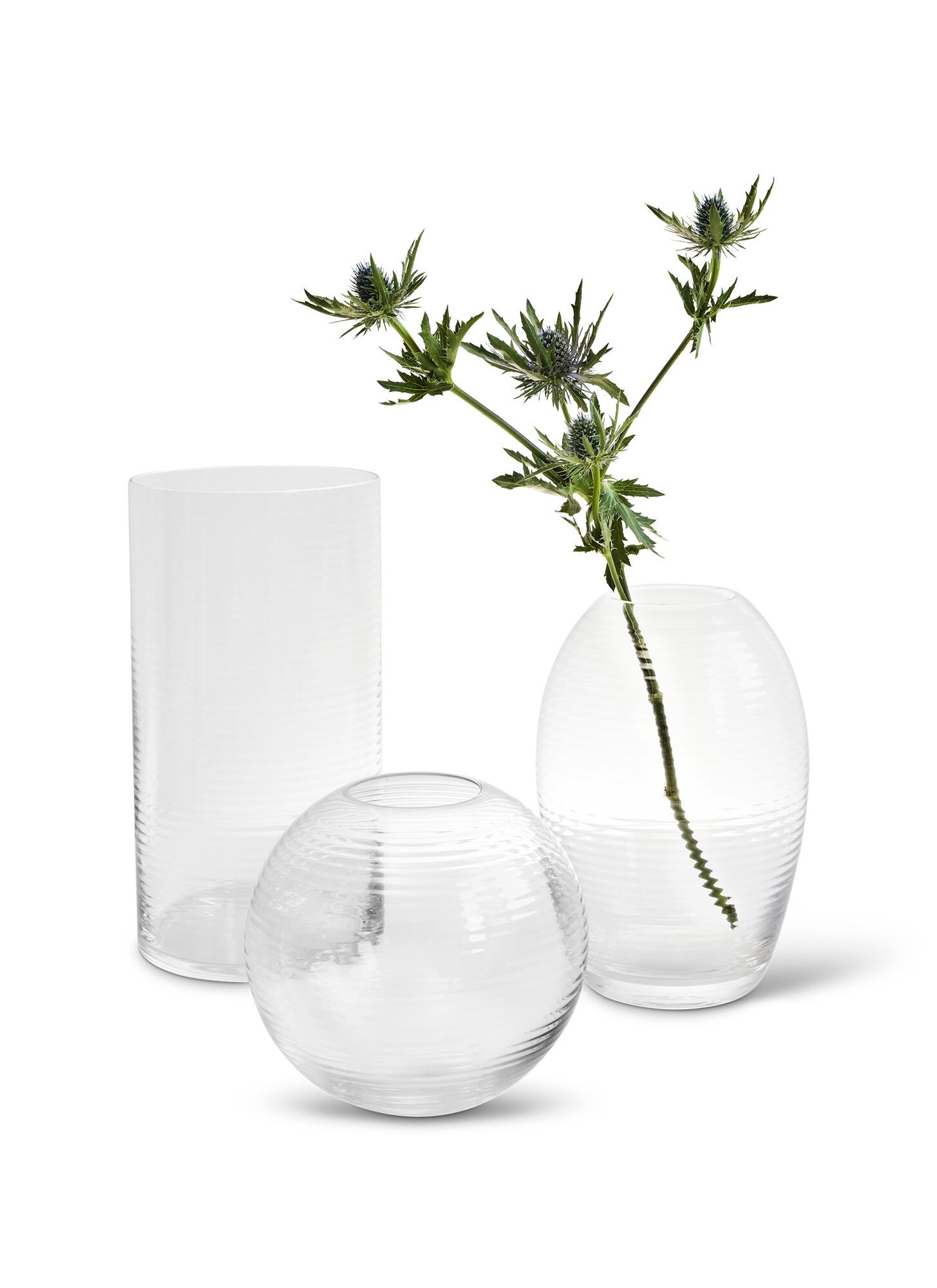 Spring Copenhagen Laine vase, ball, 13,5 cm, clear | Finnish Design Shop