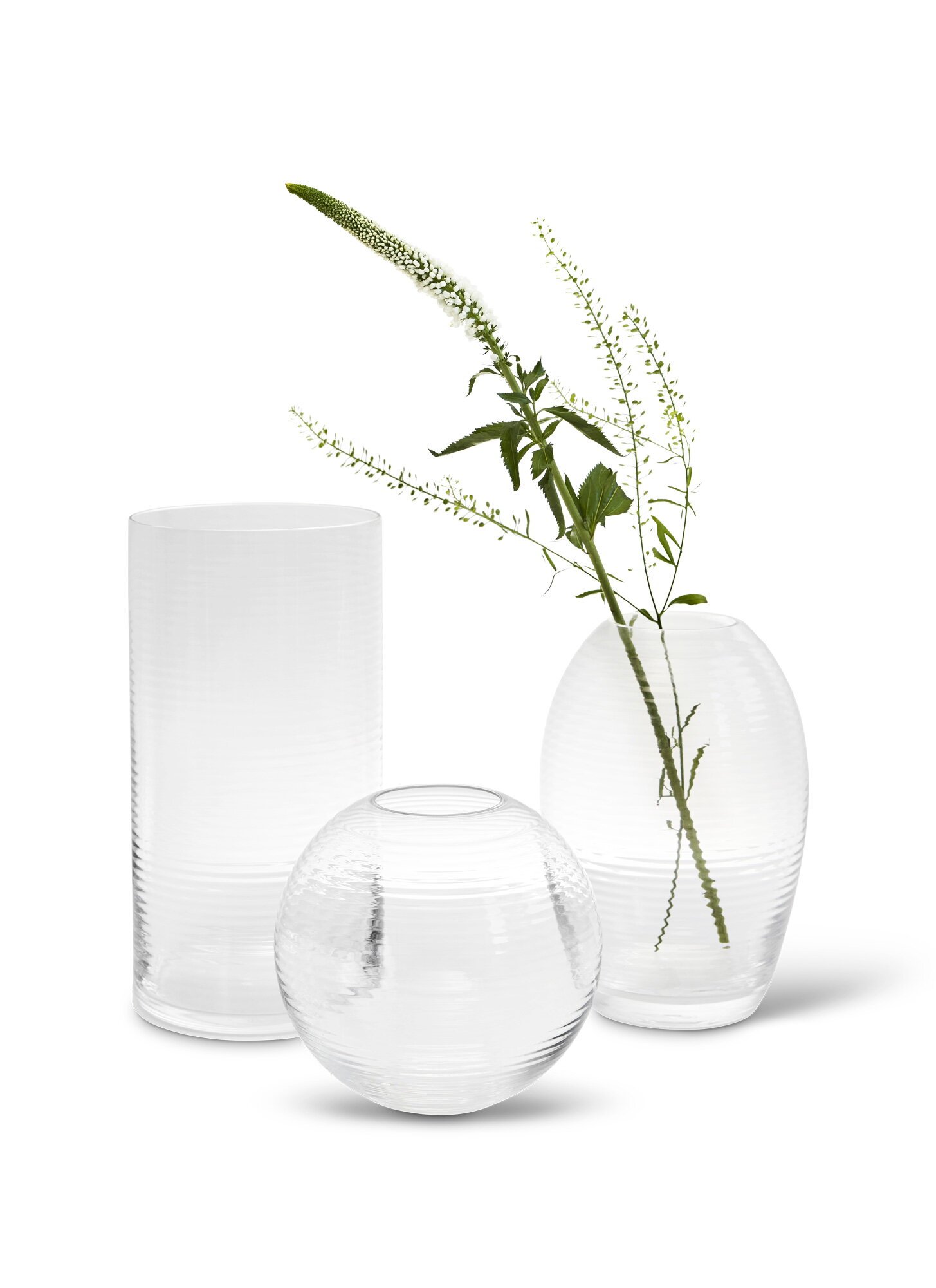 Spring Copenhagen Laine vase, ball, 13,5 cm, clear | Finnish Design Shop