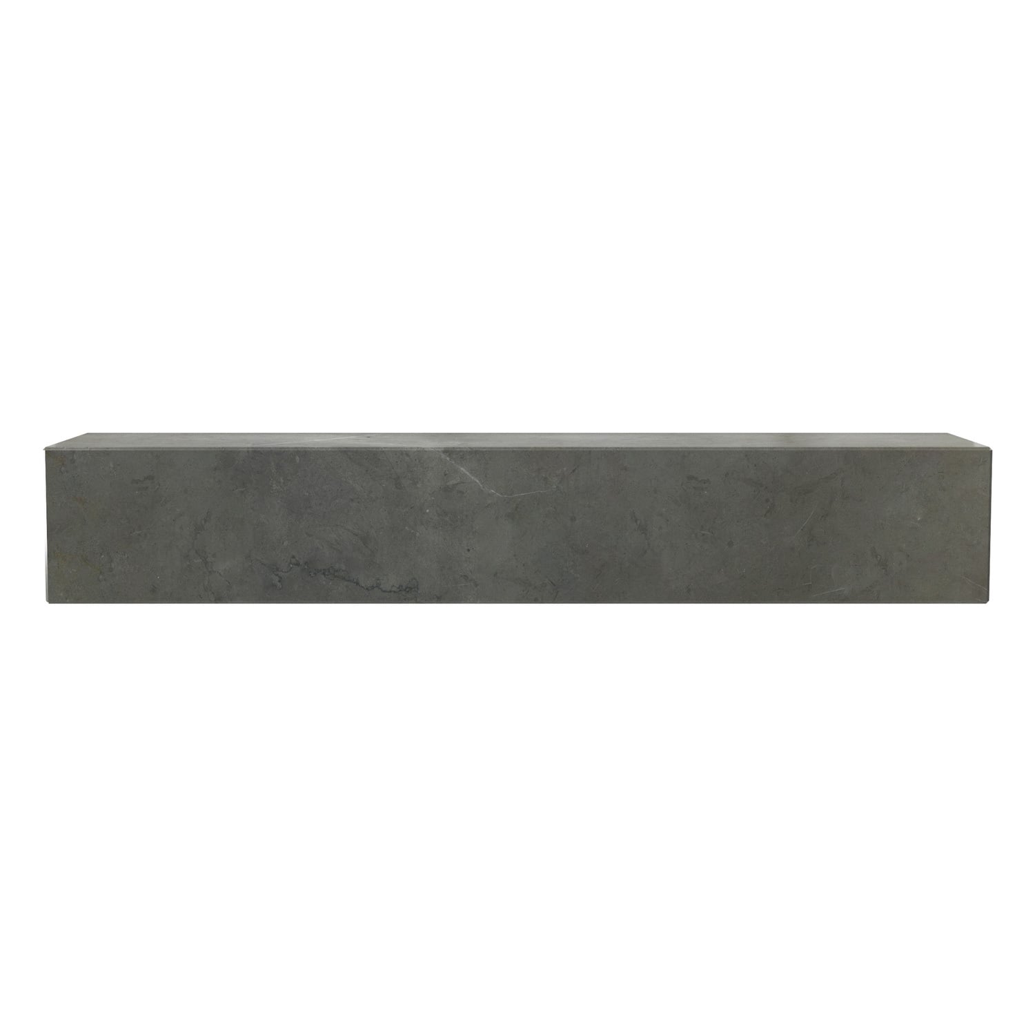 Audo Copenhagen Plinth estante, mármol Kendzo gris | Finnish Design Shop