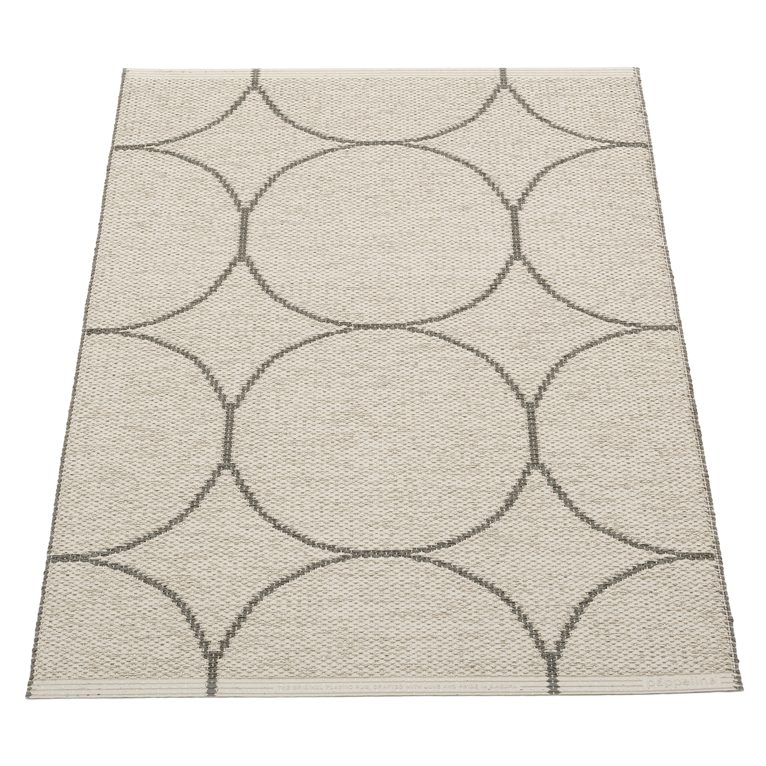Pappelina Boo rug 70 x 100 cm, charcoal - linen | Finnish Design Shop
