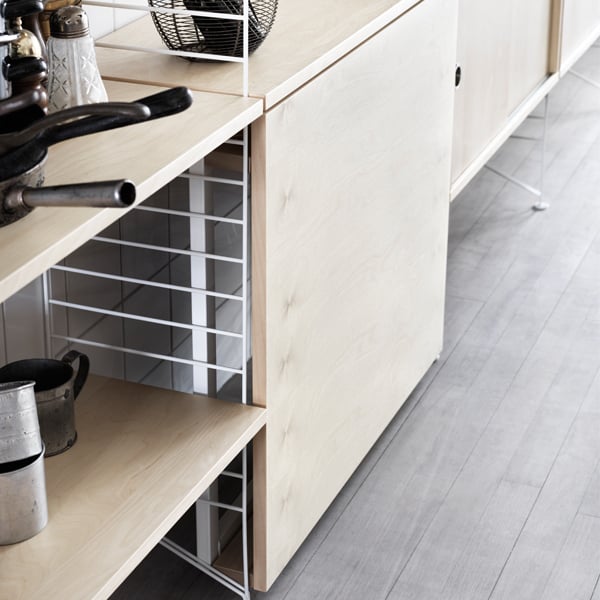 String Furniture String folding table, white | Finnish Design Shop