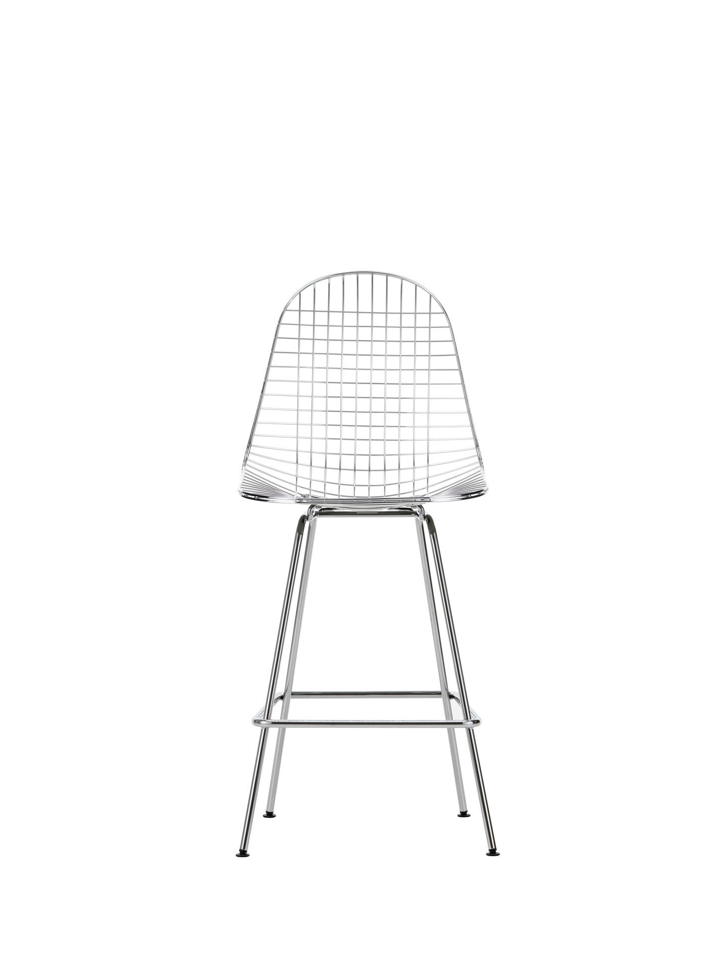 Vitra Wire Stool, medium, chrome | Finnish Design Shop