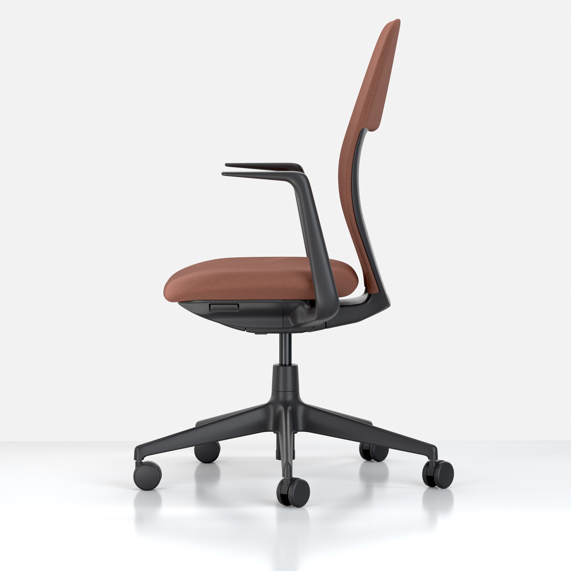 Vitra ACX Mesh task chair, deep black - terracotta | Finnish Design Shop
