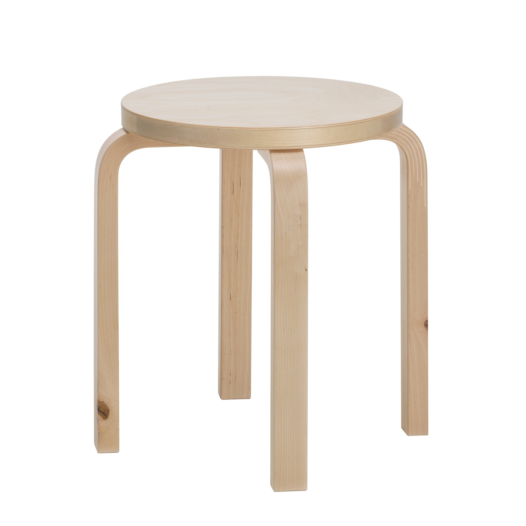 Artek Aalto stool E60, wild birch | Finnish Design Shop