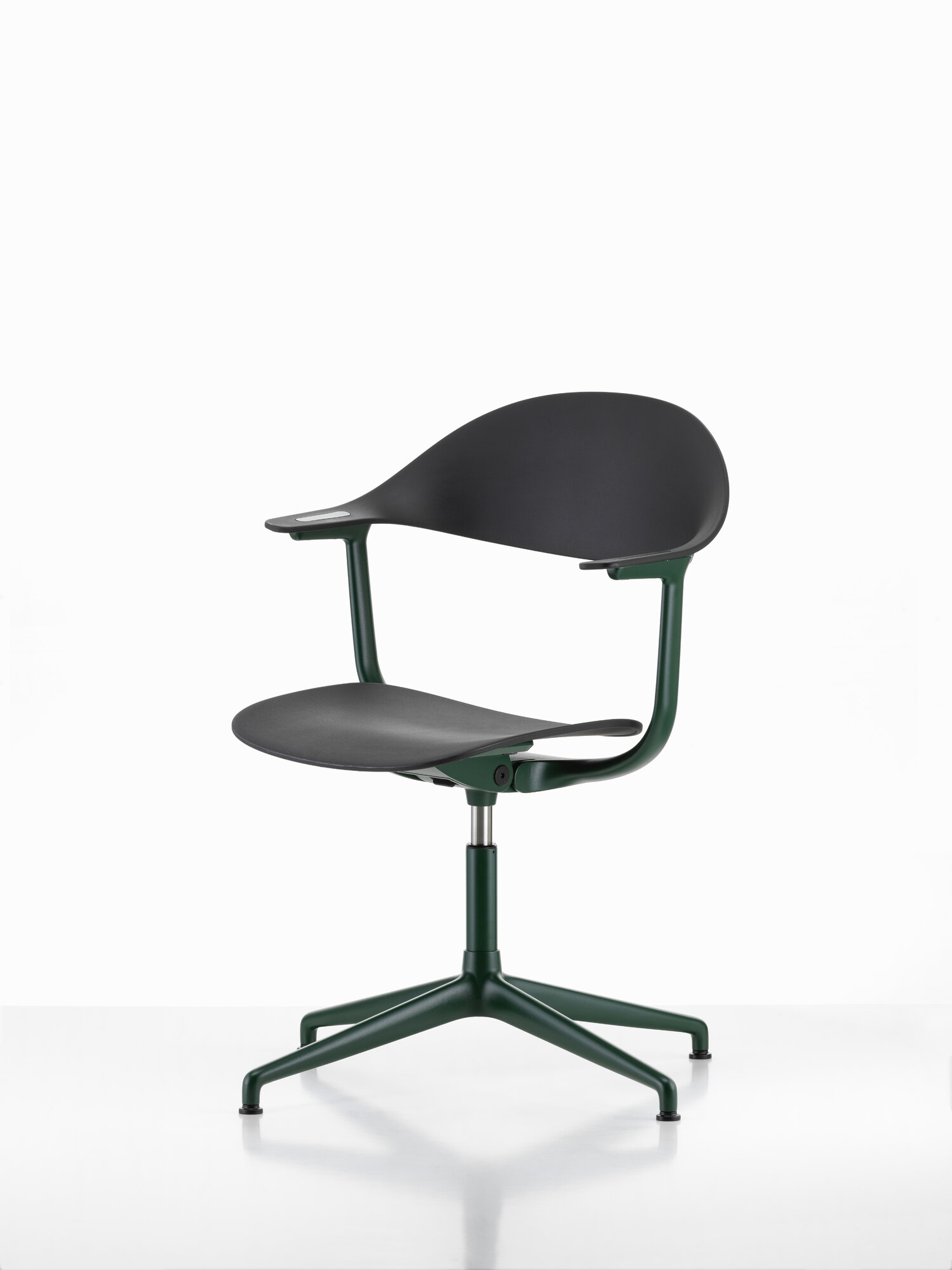 Vitra Mynt tuoli, 4-sakarainen runko, basic dark RE - bottle green ...