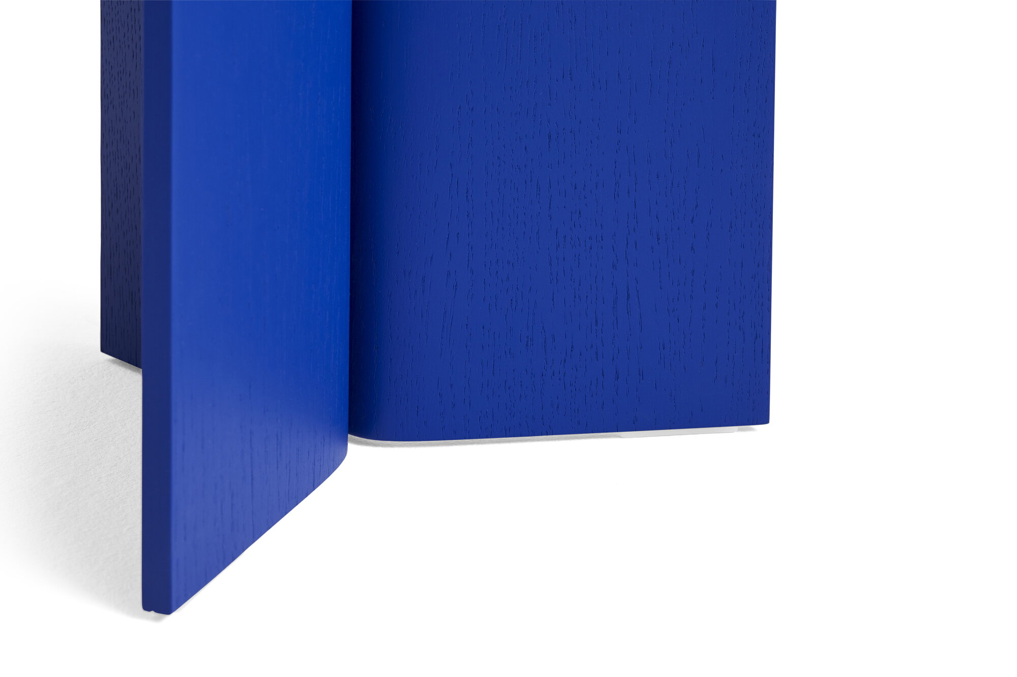 HAY Slit Wood table, 35 cm, high, vivid blue | Finnish Design Shop