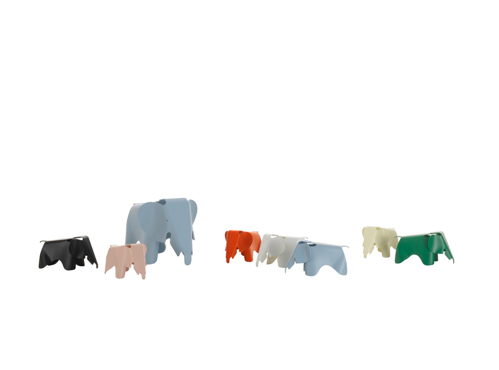 Vitra Eames Elephant, small, Eames Red Orange RE | Finnish Design Shop