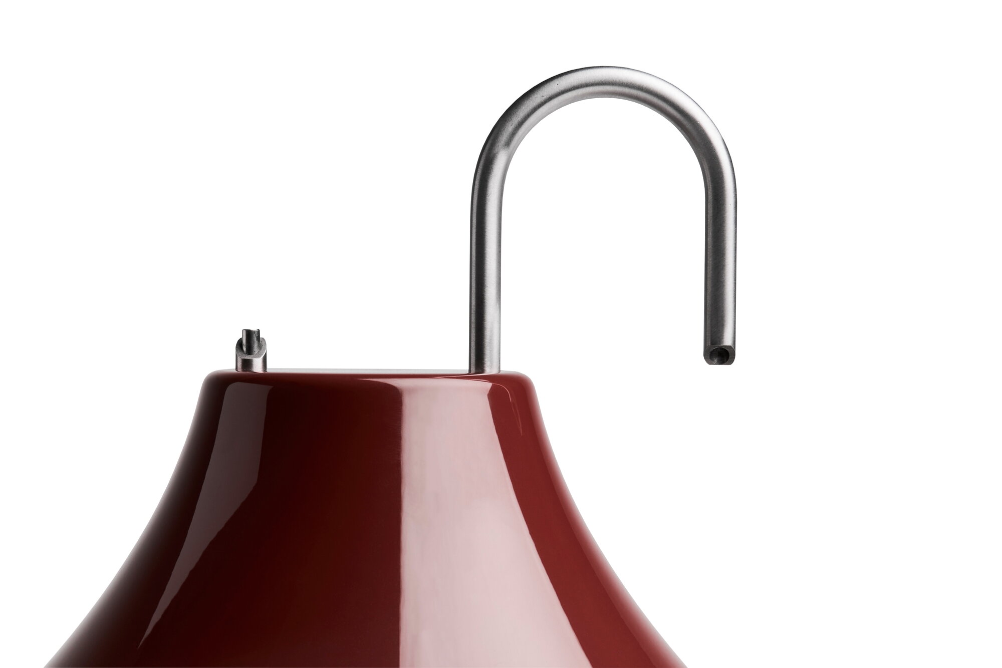 HAY Mousqueton portable table lamp, iron red | Finnish Design Shop