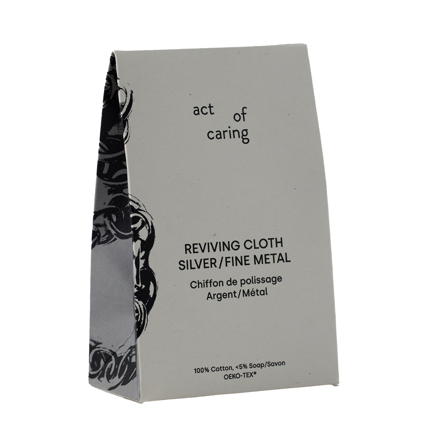 Act of Caring Reviving Silver-Metal polish cloth | Finnish Design Shop
