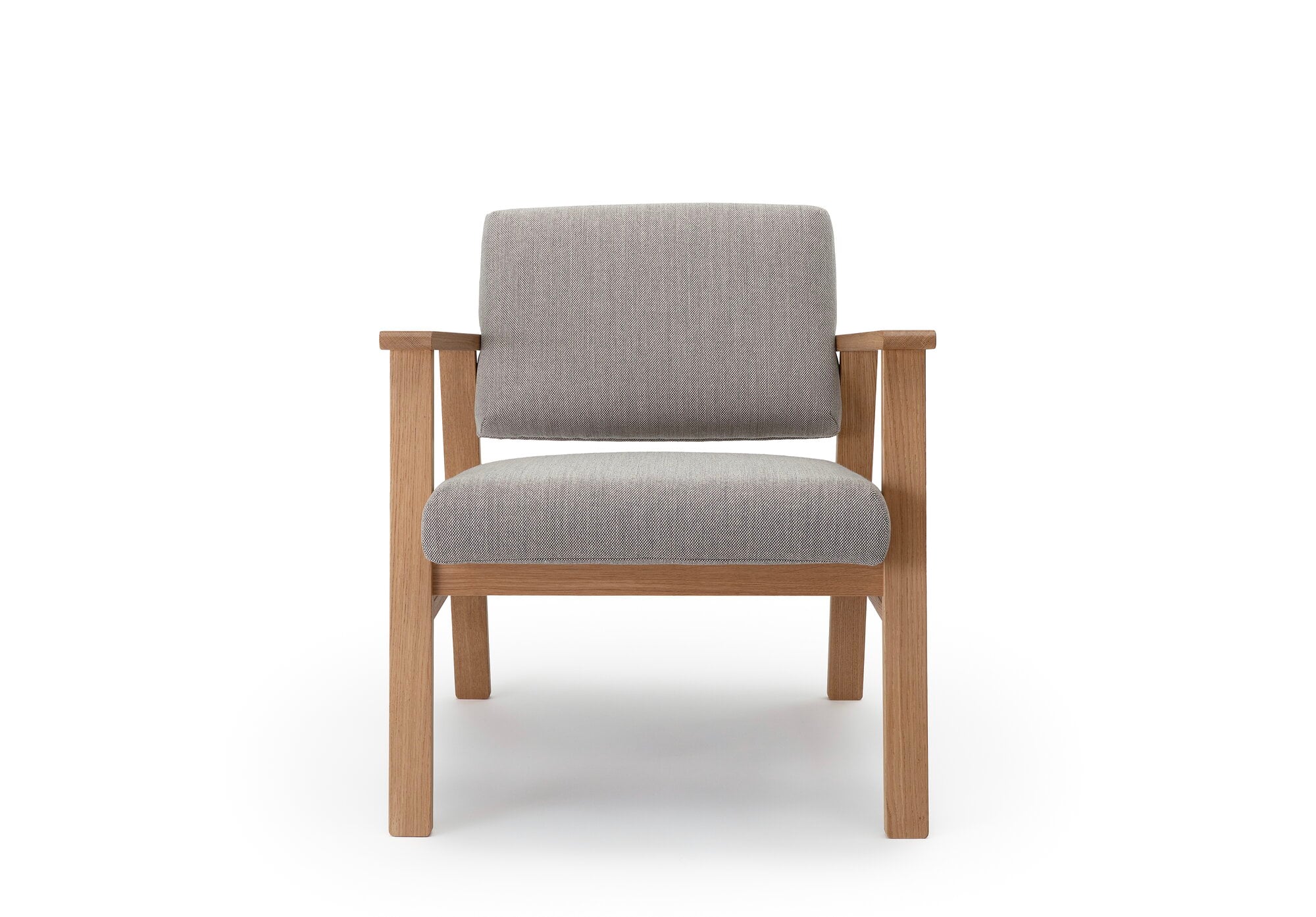 Nikari Archetyp Lobby chair, oak - grey Steelcut Trio 616 | Finnish ...