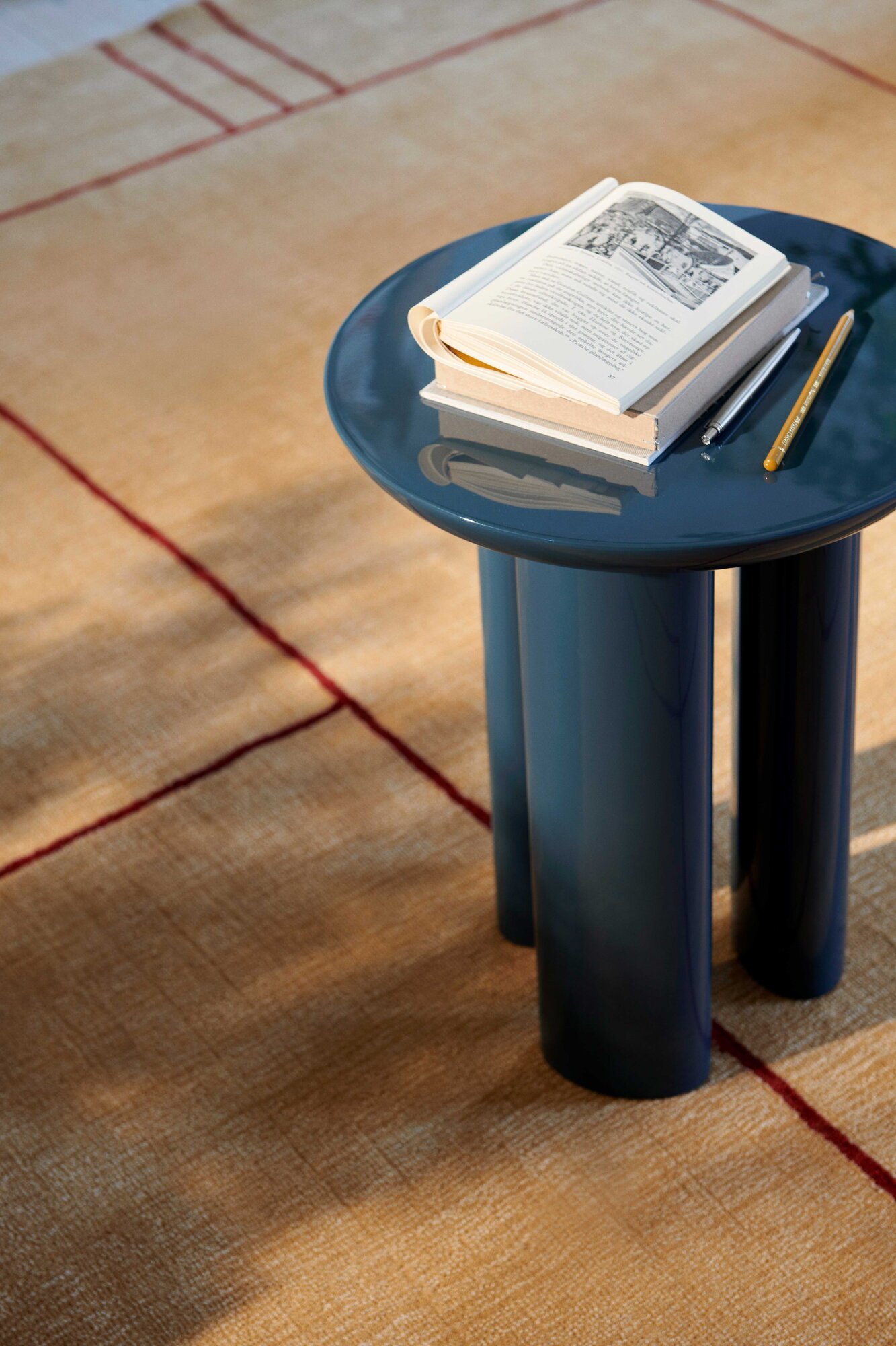 &Tradition Tung JA3 side table, steel blue | Finnish Design Shop