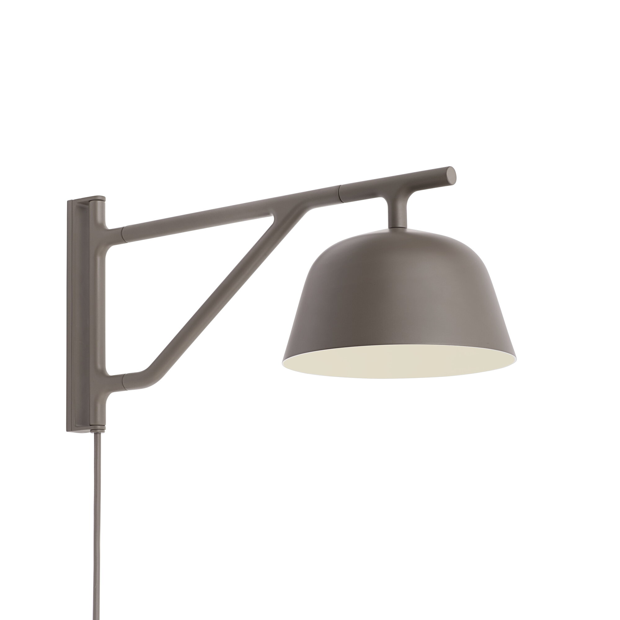 Muuto Ambit wall lamp, taupe | Finnish Design Shop