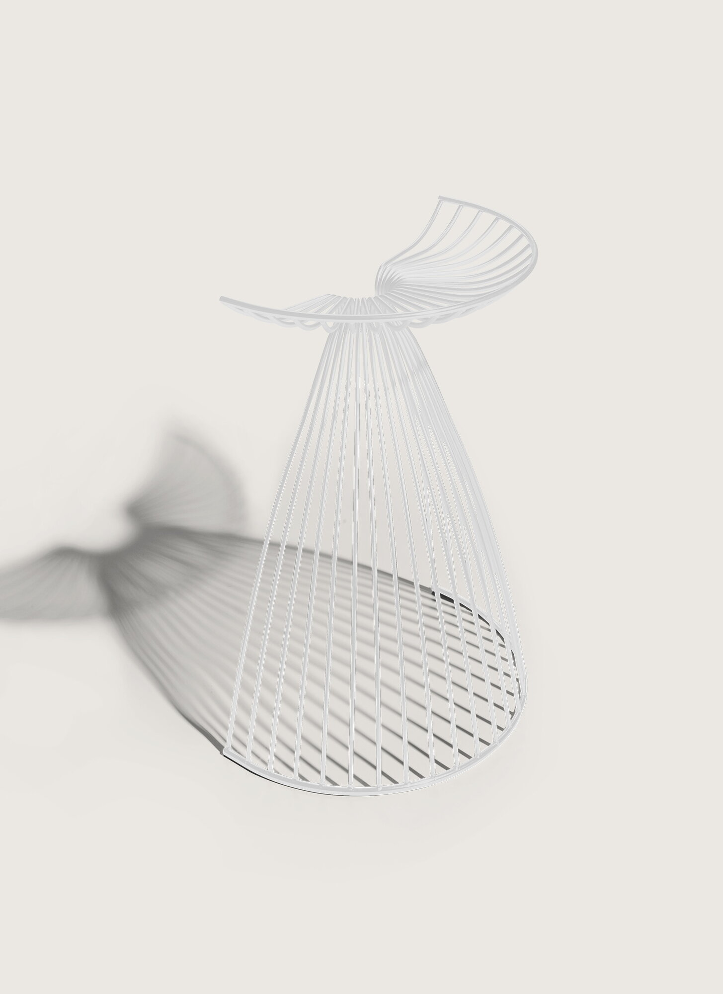 Møbel Copenhagen Tabouret de bar Angel, blanc | Finnish Design Shop