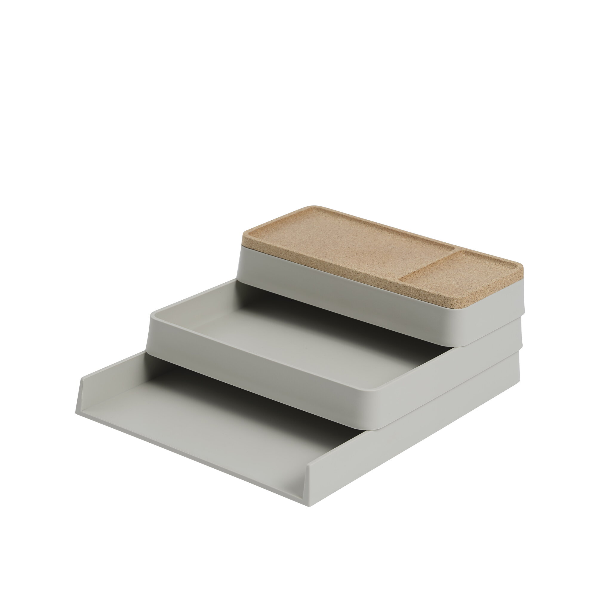 Muuto Arrange Desk Tray säilytyslokero, 25 x 25 cm, harmaa | Finnish Design Shop