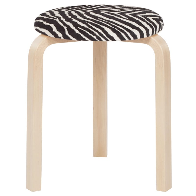 Artek Aalto stool 60, birch - Zebra | Finnish Design Shop
