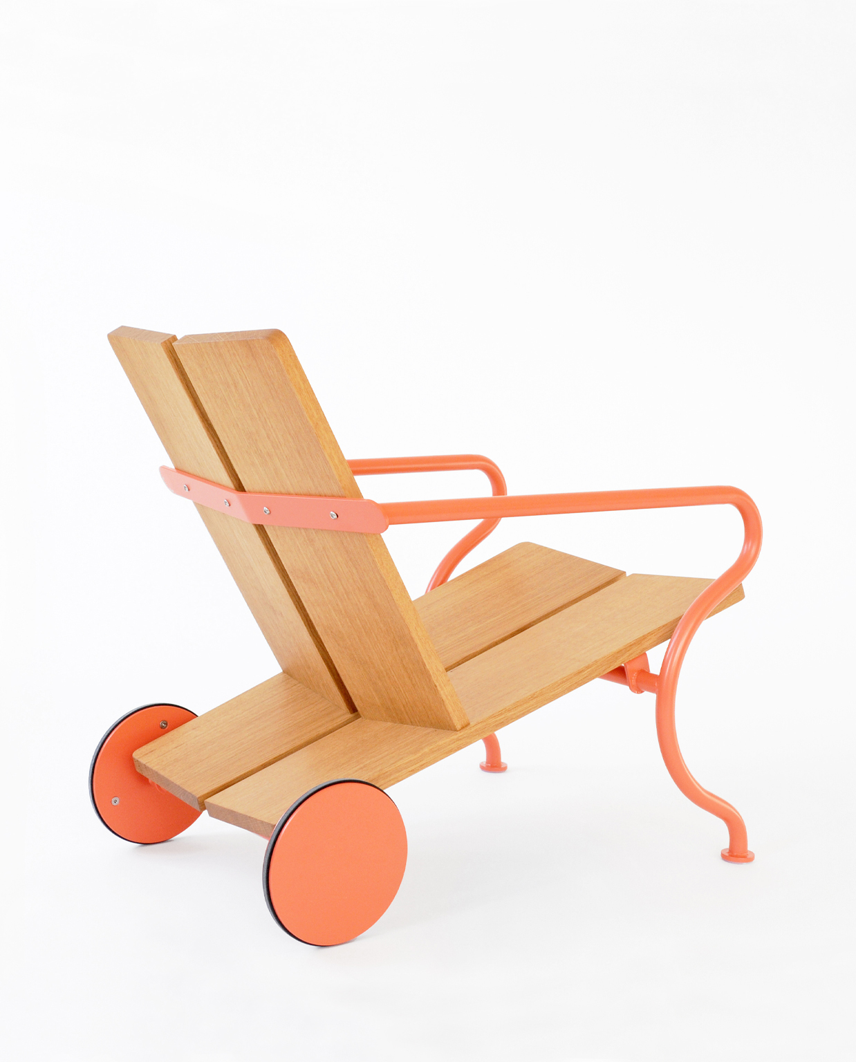 Atelier Sandemar Oona deck chair, orange | Finnish Design Shop