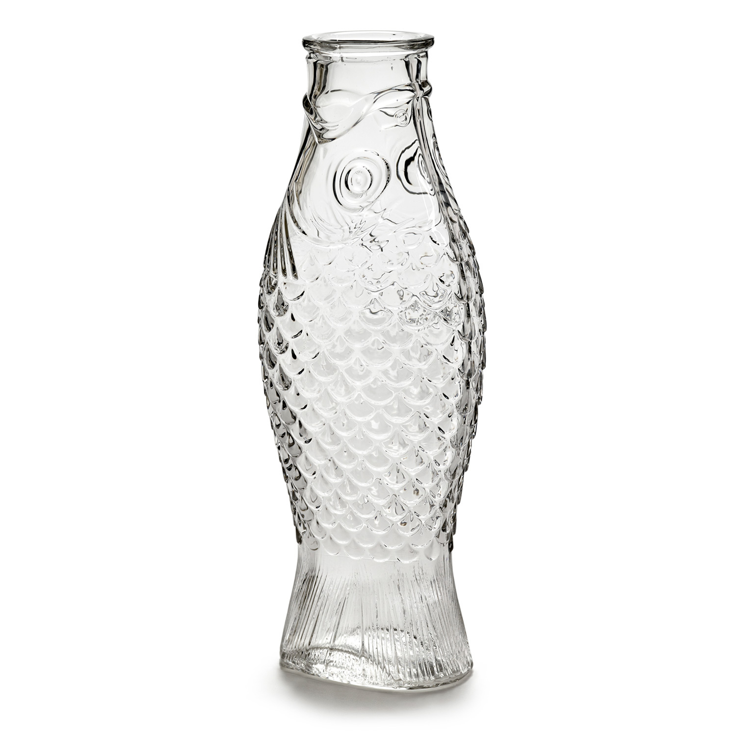 Serax Fish & Fish bottle, clear | Finnish Design Shop