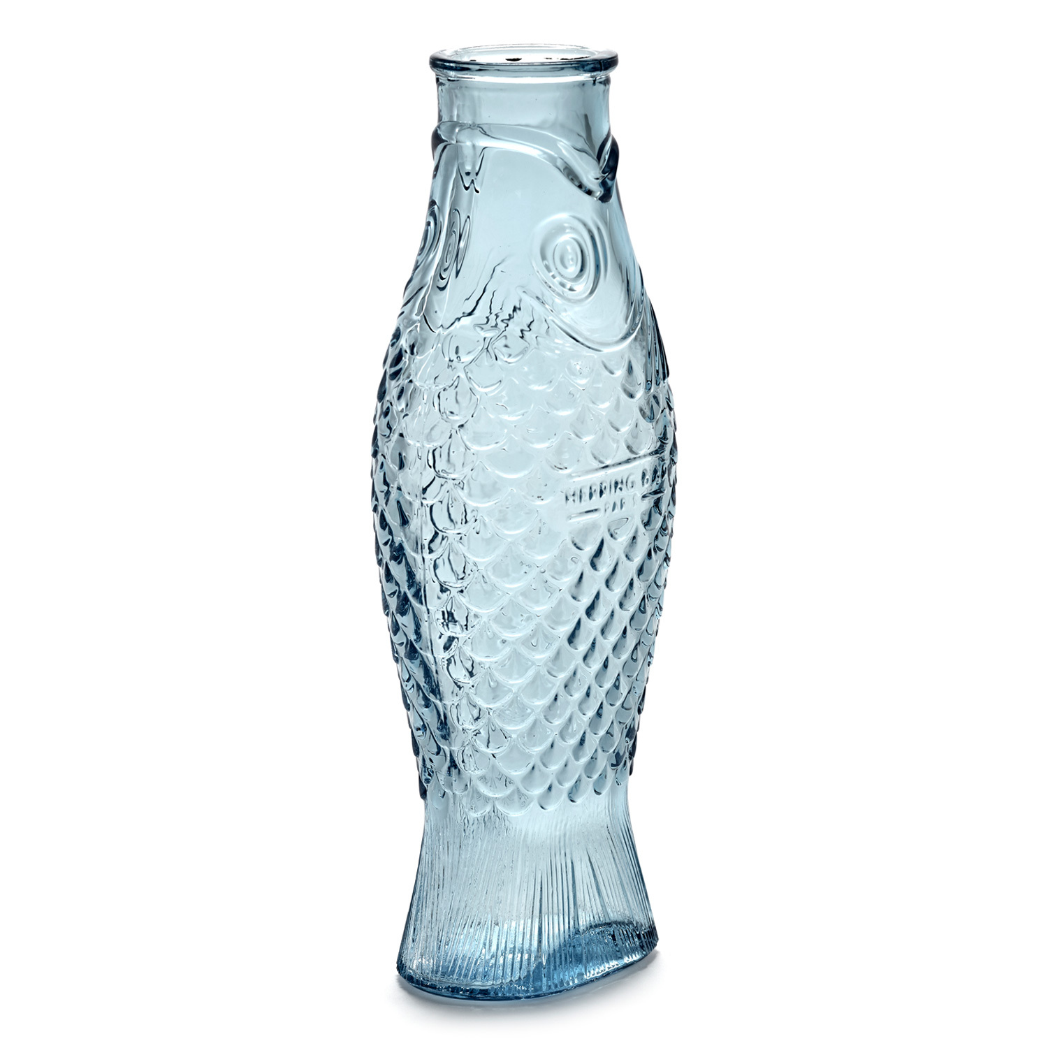 Serax Fish & Fish bottle, blue | Finnish Design Shop