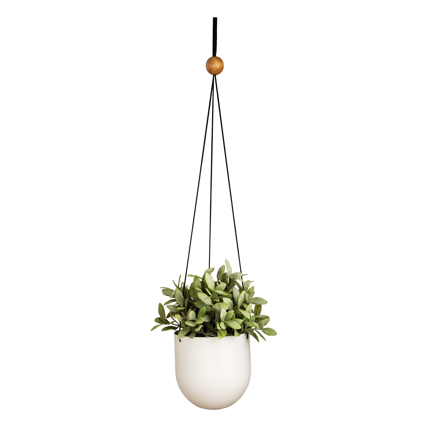 Aarikka Duo hanging planter, 14 cm, white | Finnish Design Shop