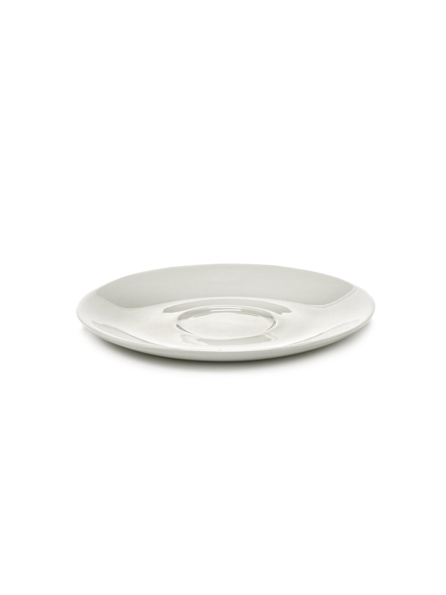 Serax Zuma coffee cup saucer, 14 cm, salt | Finnish Design Shop