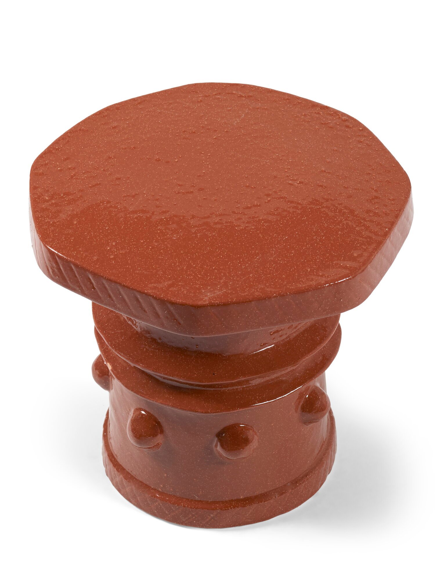 Serax Clara side table 08, rust | Finnish Design Shop