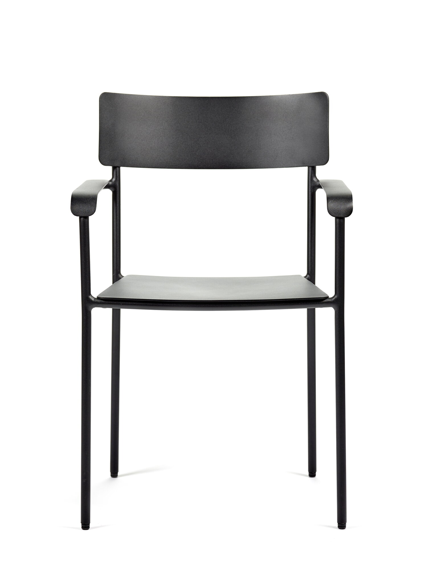 Serax August chair with armrests, narrow, black | Finnish Design Shop