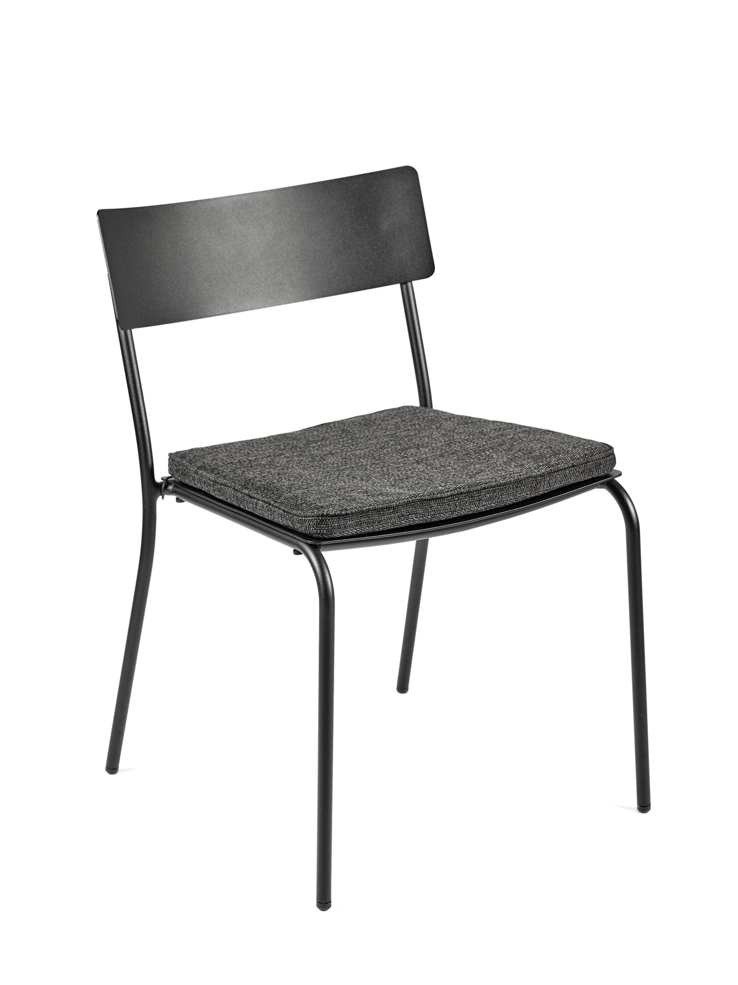 Serax August chair cushion, wide, black | Finnish Design Shop