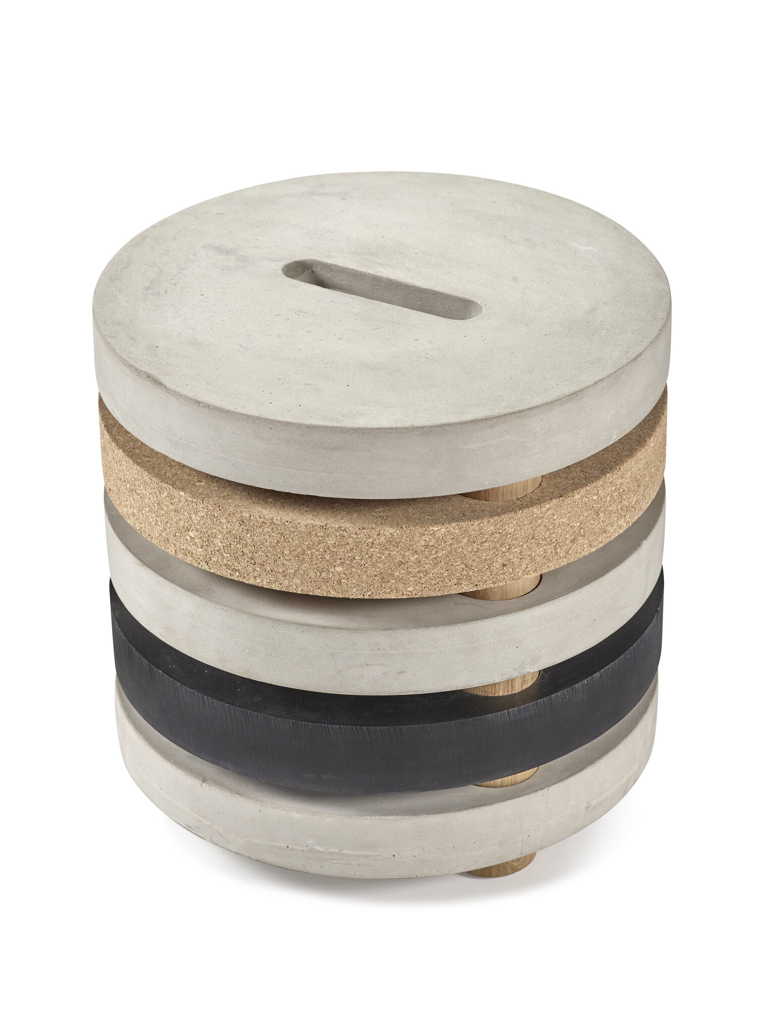 Serax FCK °3 side table, mix color | Finnish Design Shop