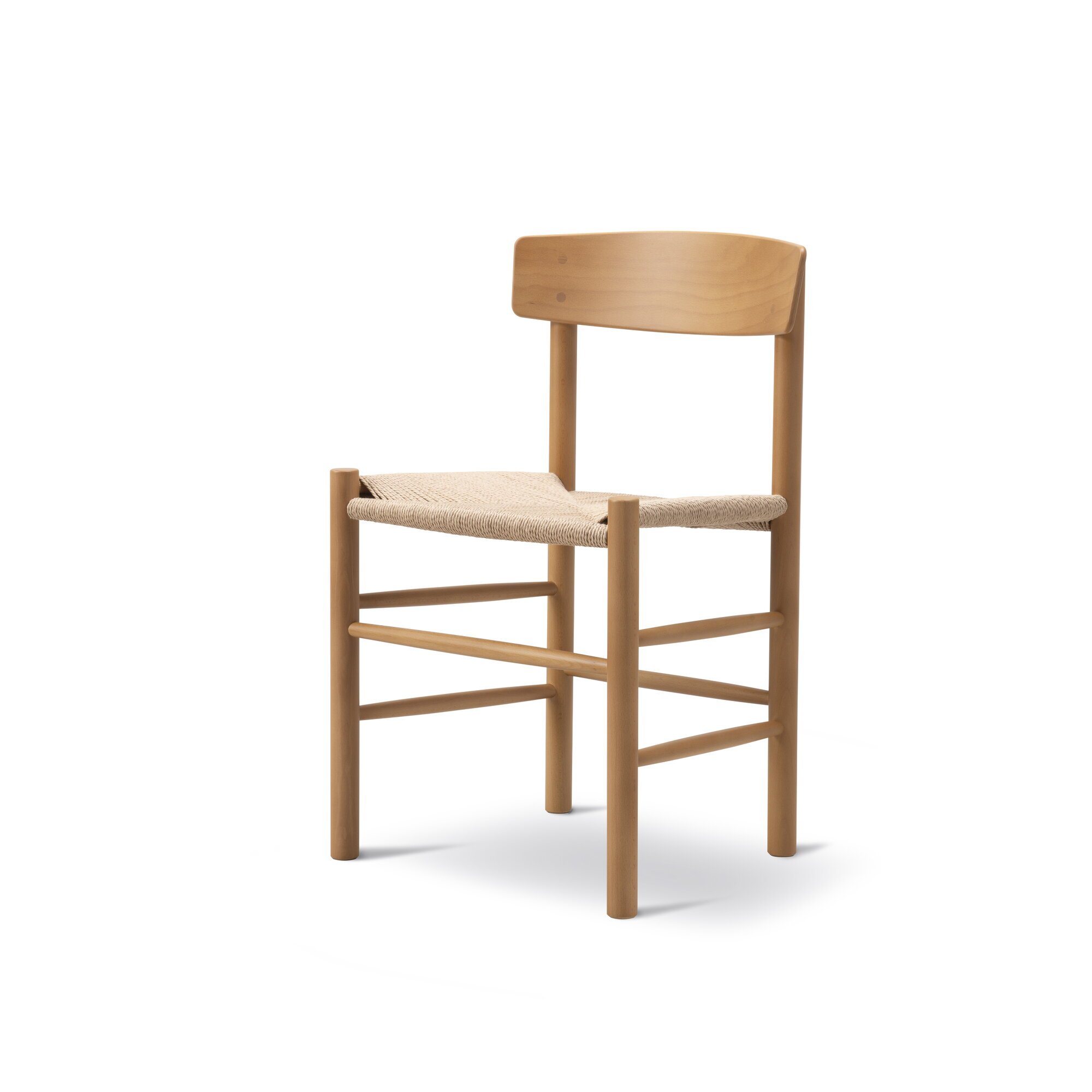 Fredericia J39 Mogensen chair, vintage lacquered beech - paper cord ...