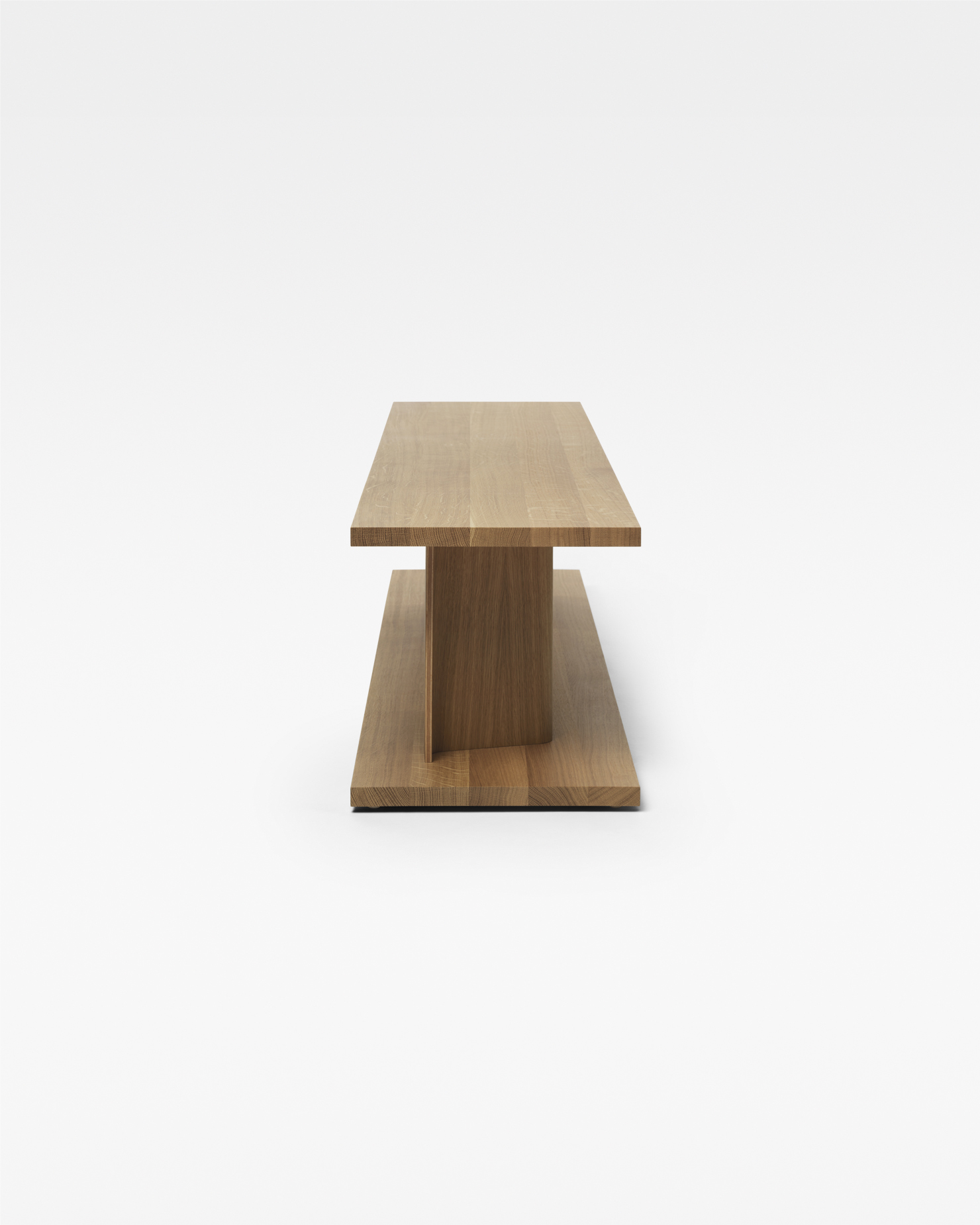 Massproductions Bit side table, natural oak | Finnish Design Shop