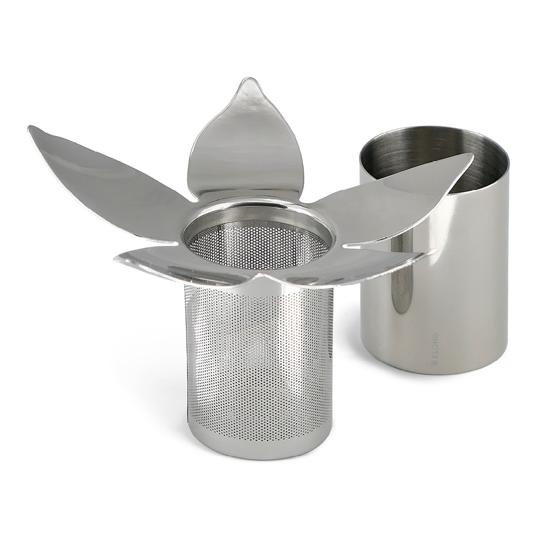 Klong Blad tea strainer, stainless steel | Finnish Design Shop