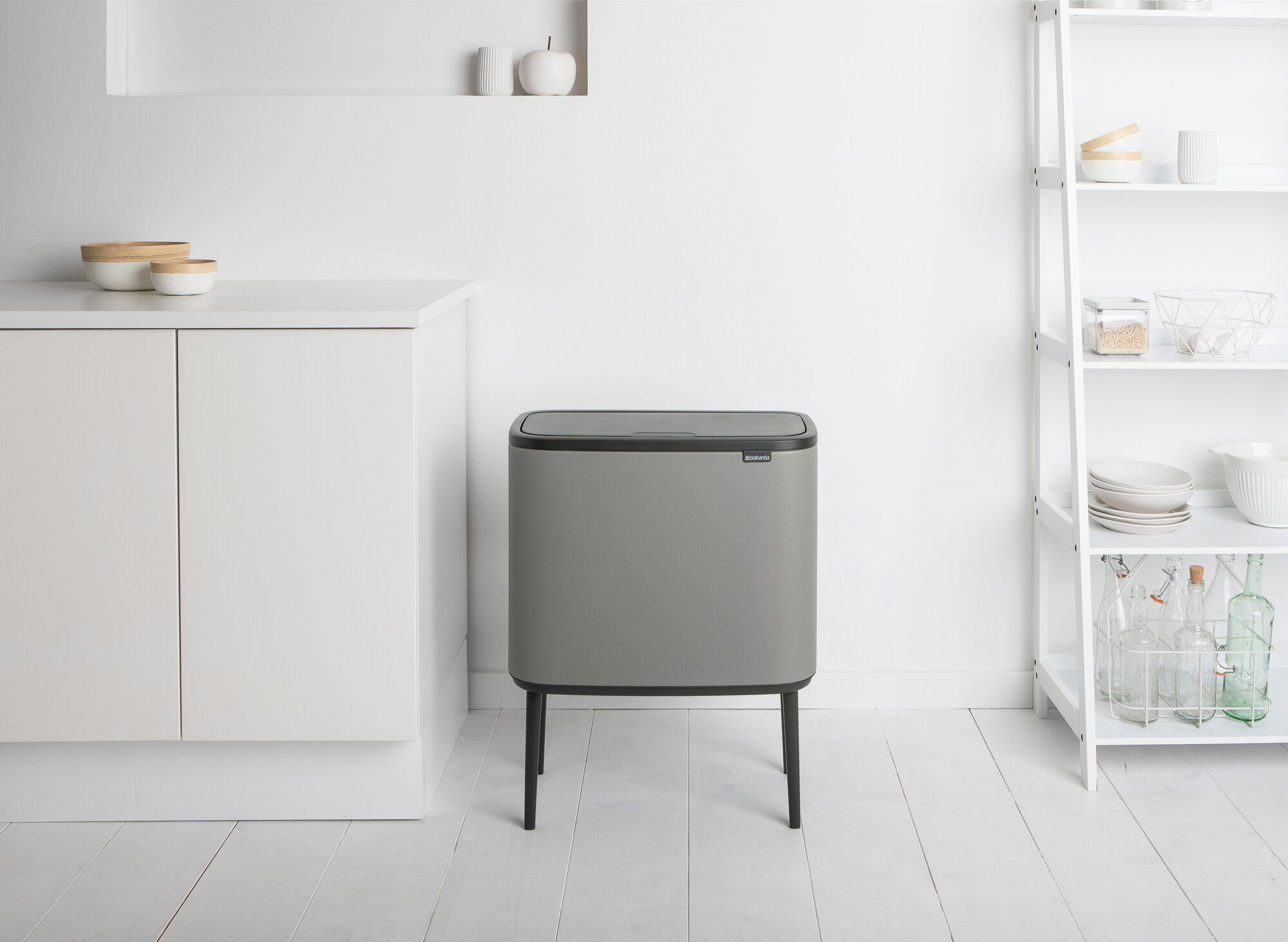 Brabantia Bo Touch Bin 11 + 23 L, Sense of Luxury, gris | Finnish ...
