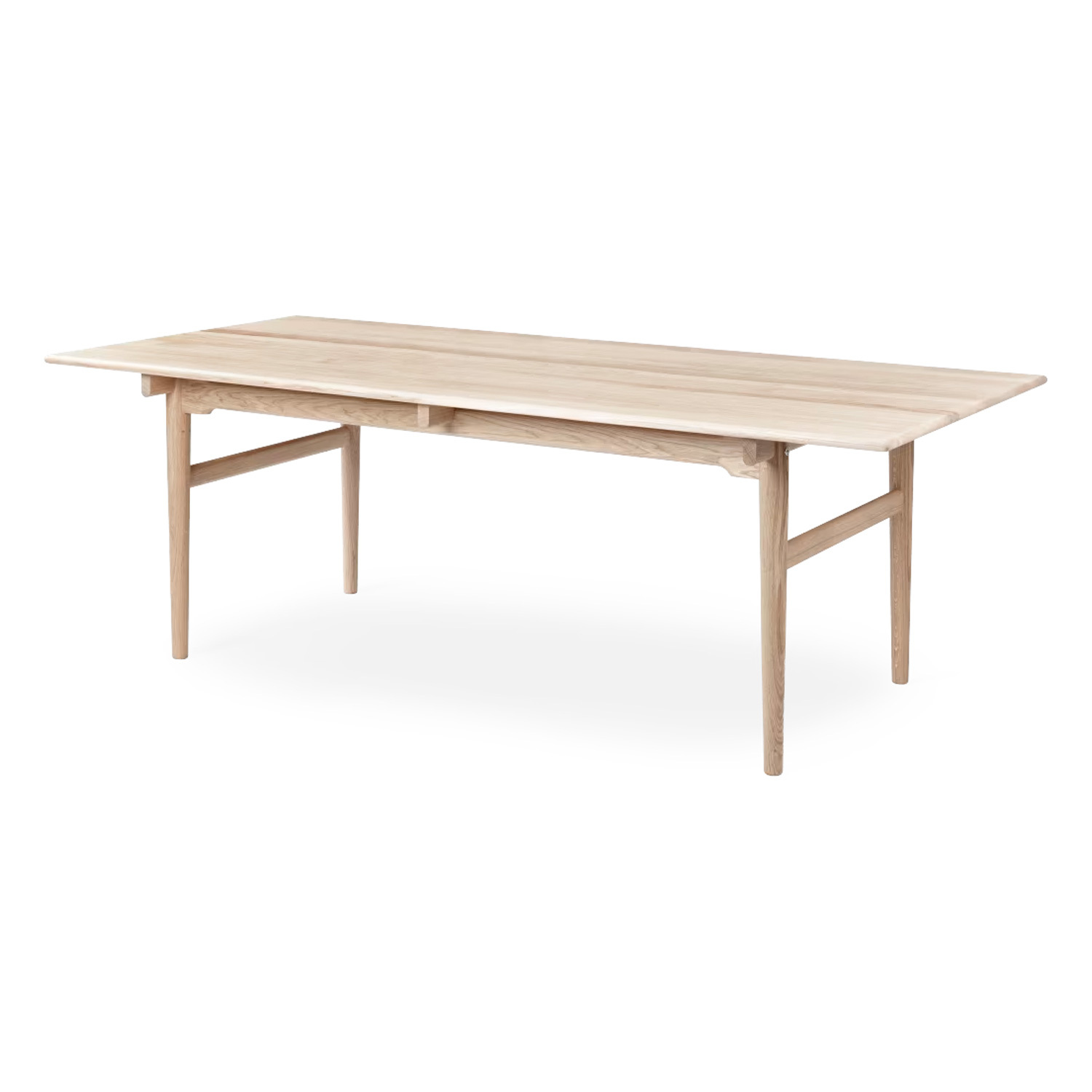 Carl Hansen & Søn CH327 dining table, 248 x 95 cm, white oiled oak ...