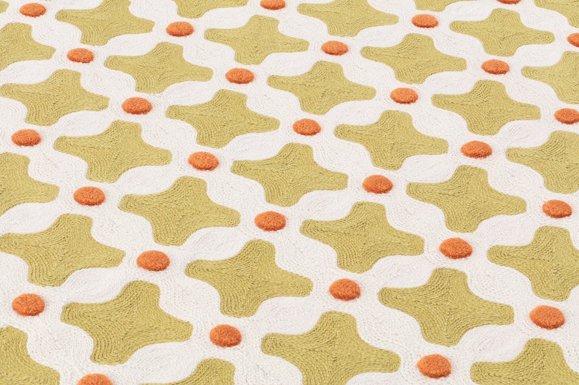 cc-tapis Criss cross rug, 162 x 242 cm, mustard | Finnish Design Shop NL