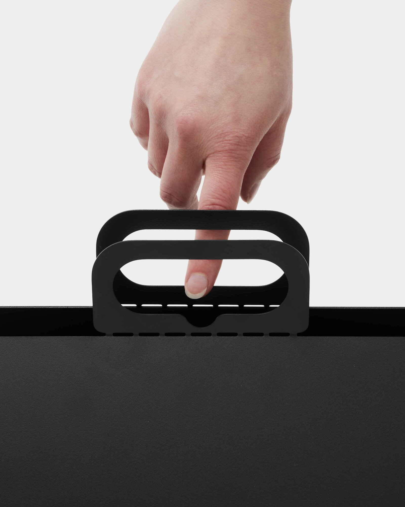 Pedestal Cable House cable management box, charcoal | Finnish Design ...