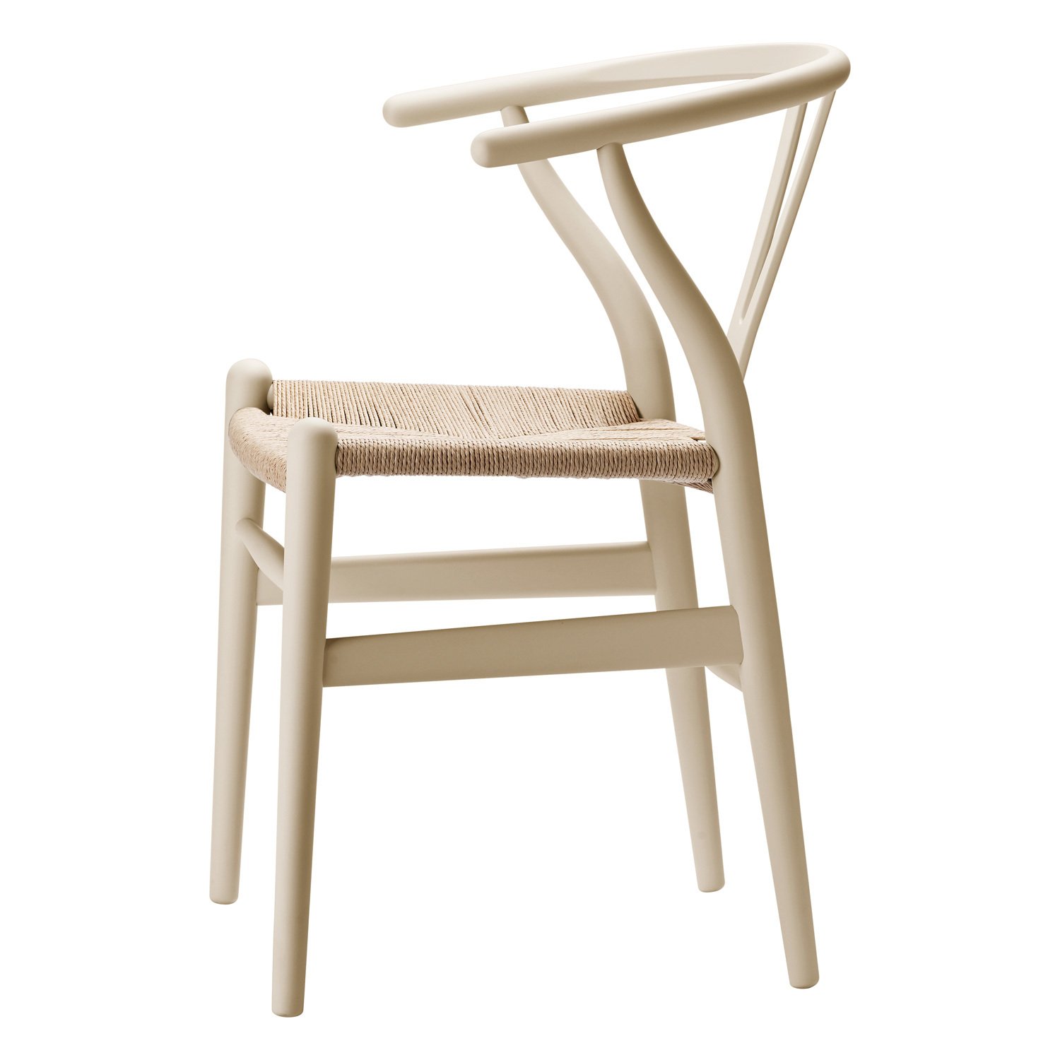 Carl Hansen & Søn CH24 Wishbone chair, soft barley - natural cord ...