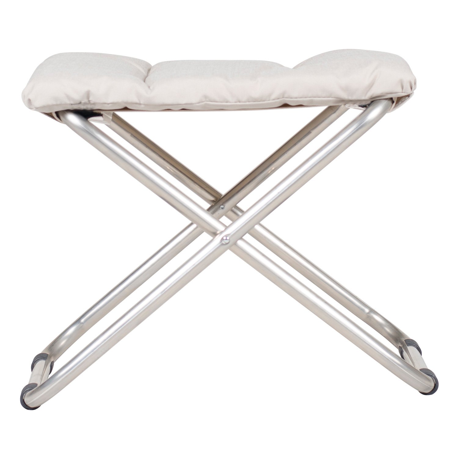 Fiam Chico Soft Outdoor footstool, aluminium - beige | Finnish Design Shop