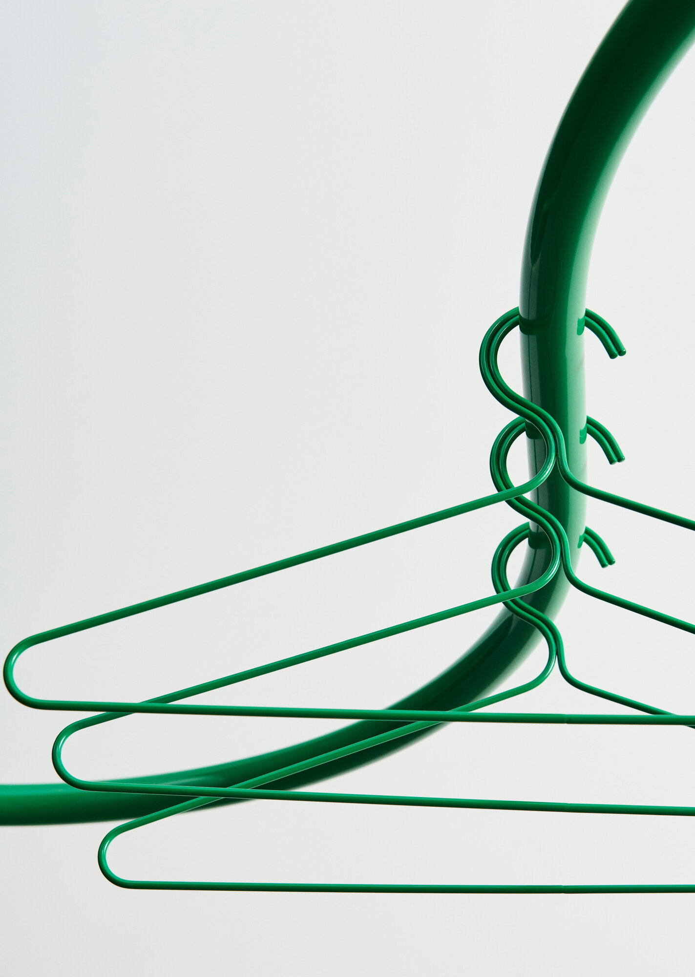 HAY Colour Rack clothes rack, S-shape, jungle green | Finnish Design Shop