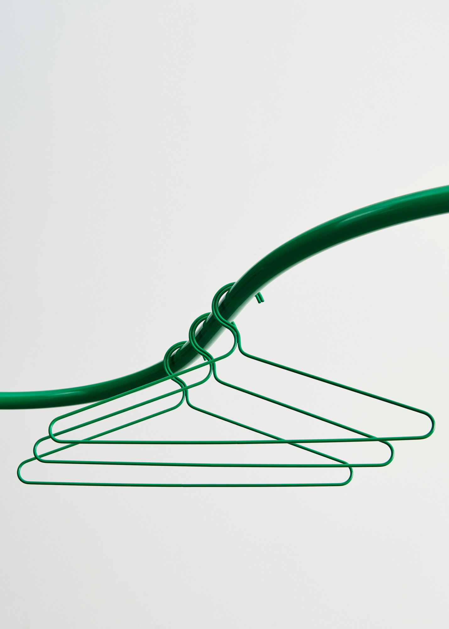 HAY Colour Rack clothes rack, S-shape, jungle green | Finnish Design Shop