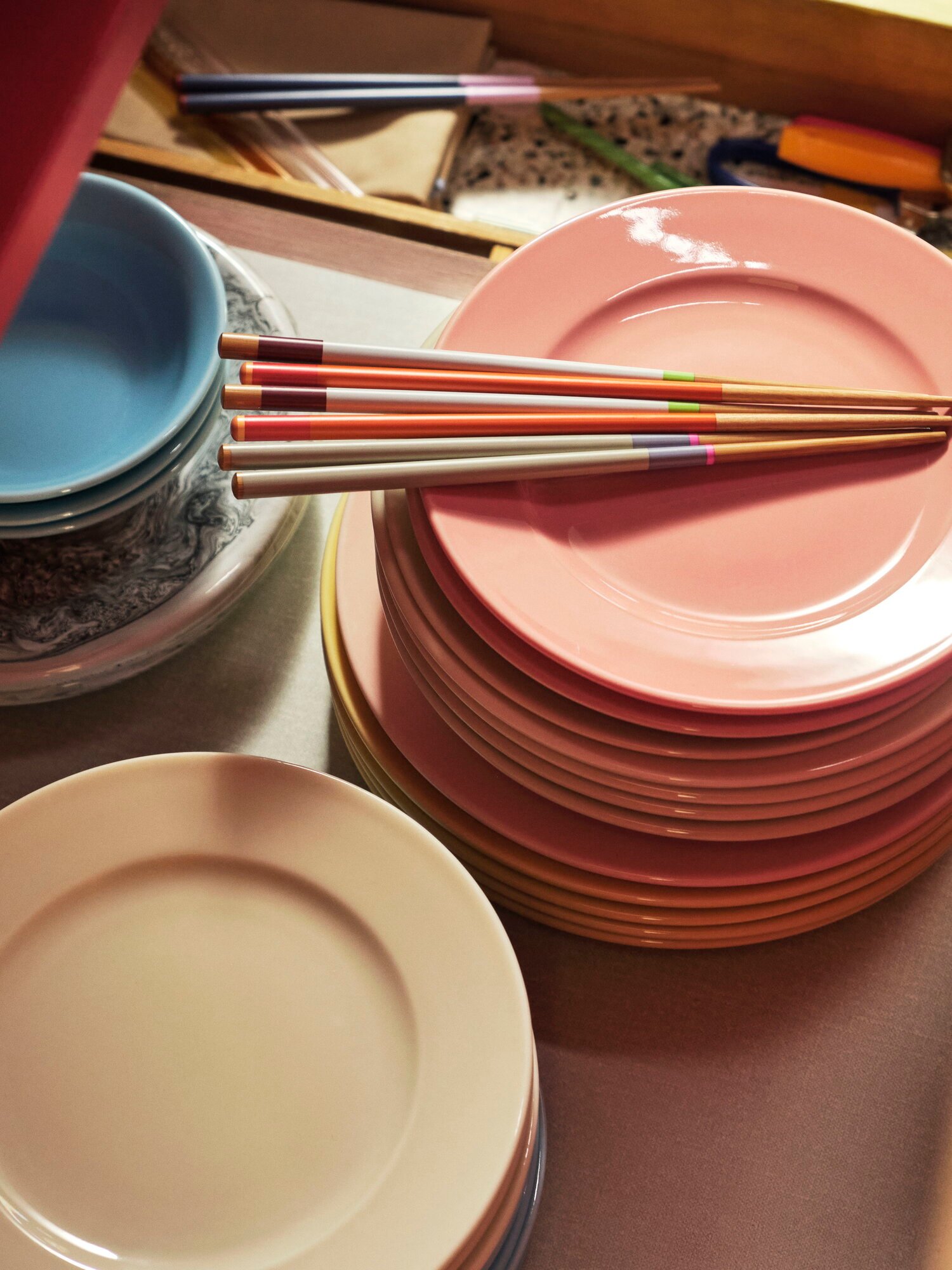 HAY Colour chopsticks, 4 pcs | Finnish Design Shop