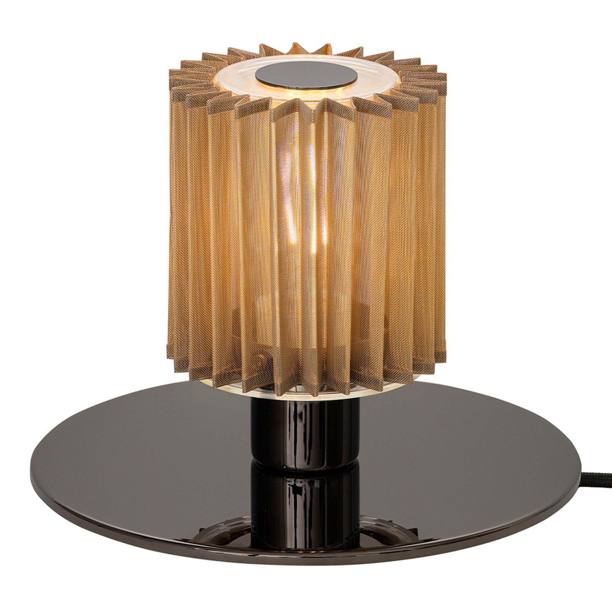 DCWéditions In the Sun 220 table lamp, black - gold | Finnish Design Shop