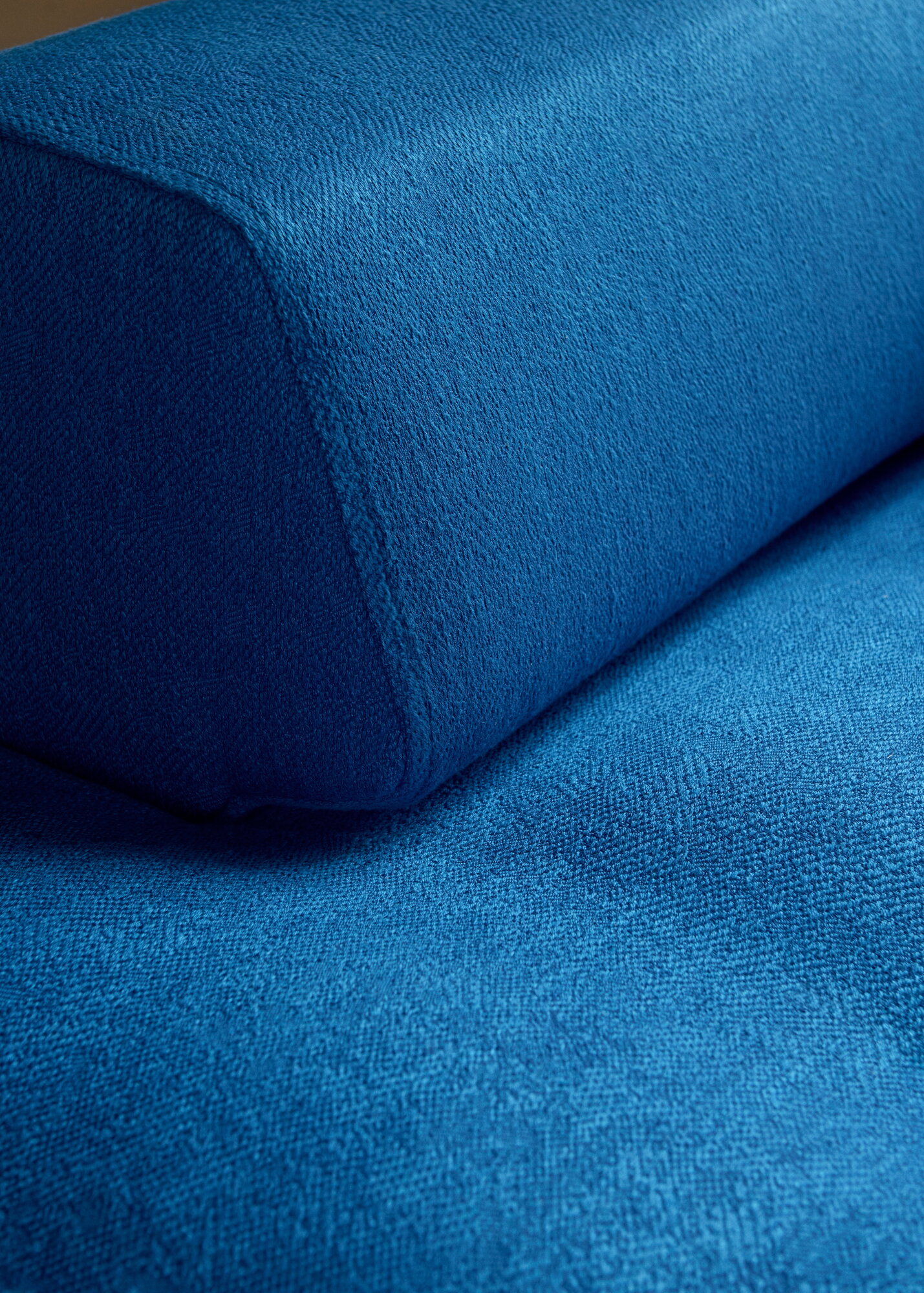 Fredericia Delphi Elements sofa, conf. E, brushed aluminium - blue ...