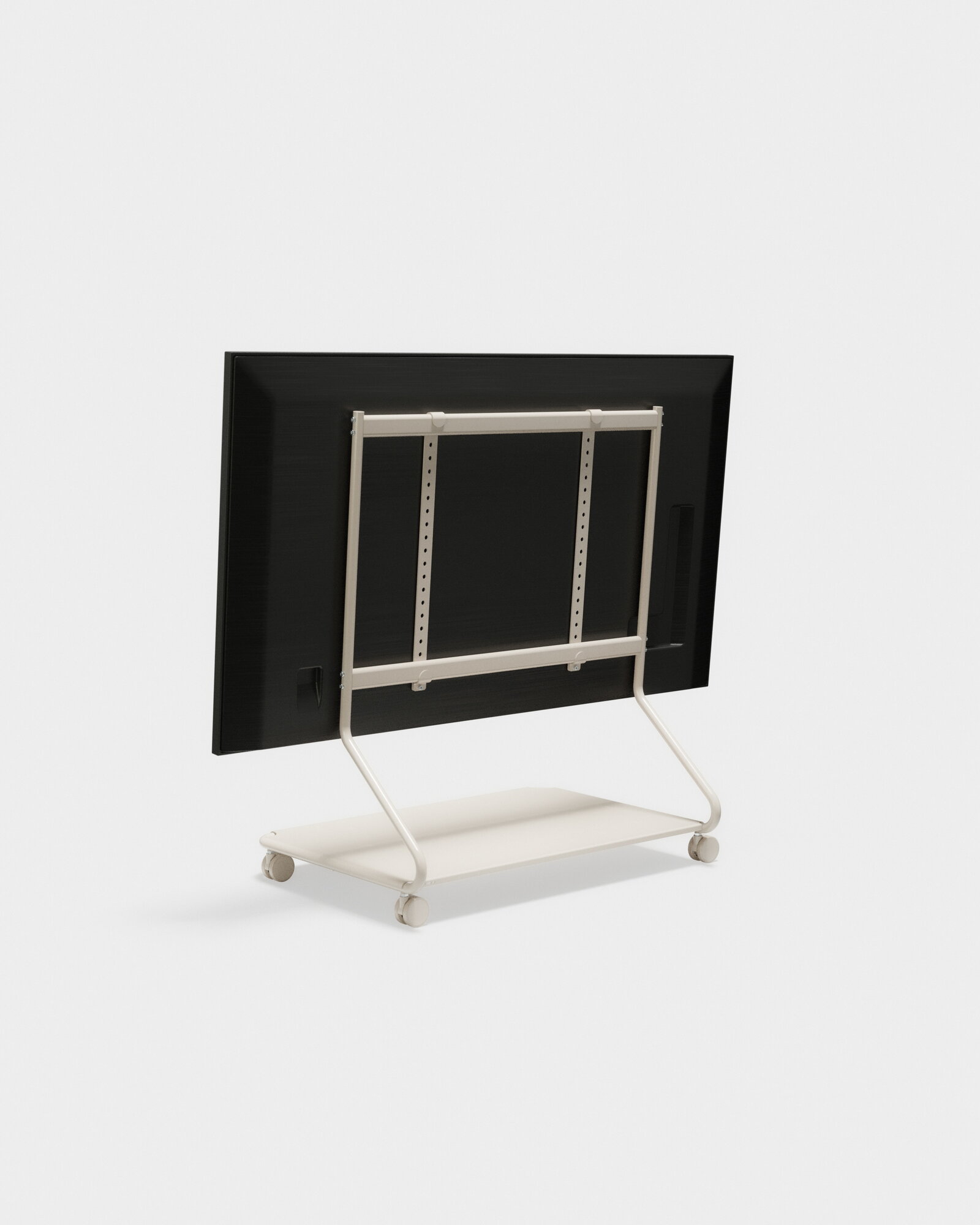 Pedestal Disco TV stand, oat | Finnish Design Shop