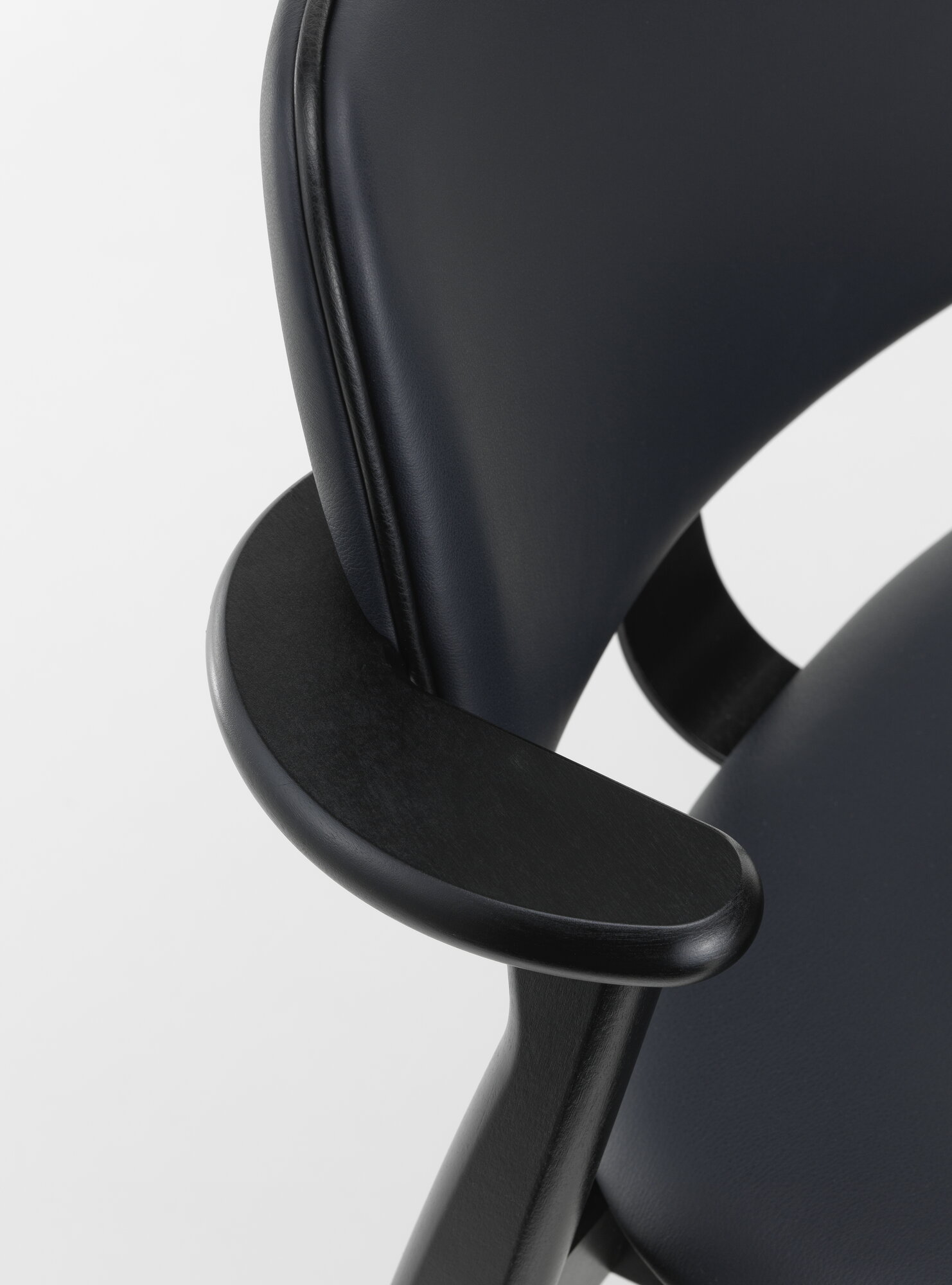 Artek Domus chair, stained black - Spectrum marine - Prestige black ...