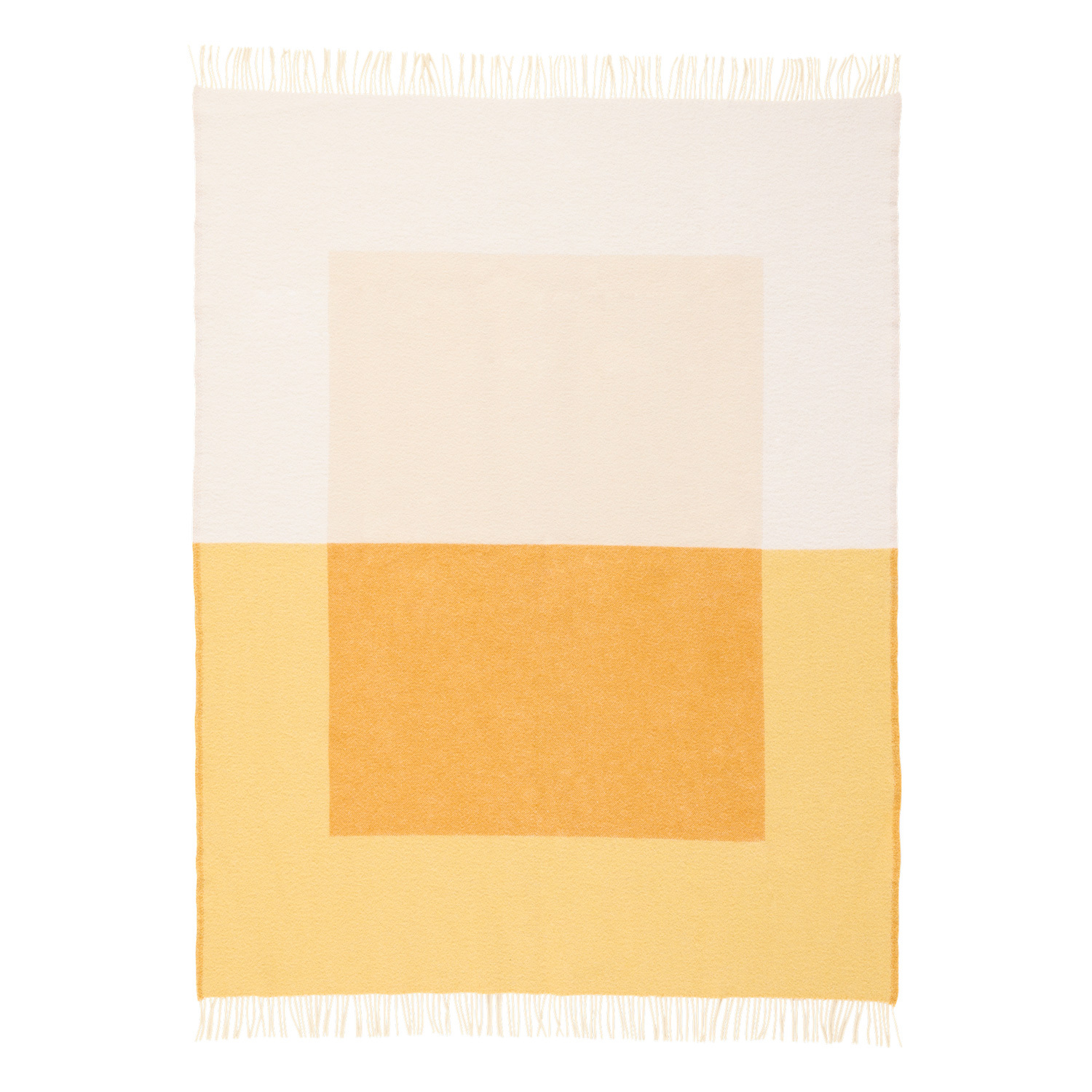 Northern Echo throw, 130 x 170 cm, yellow | Finnish Design Shop