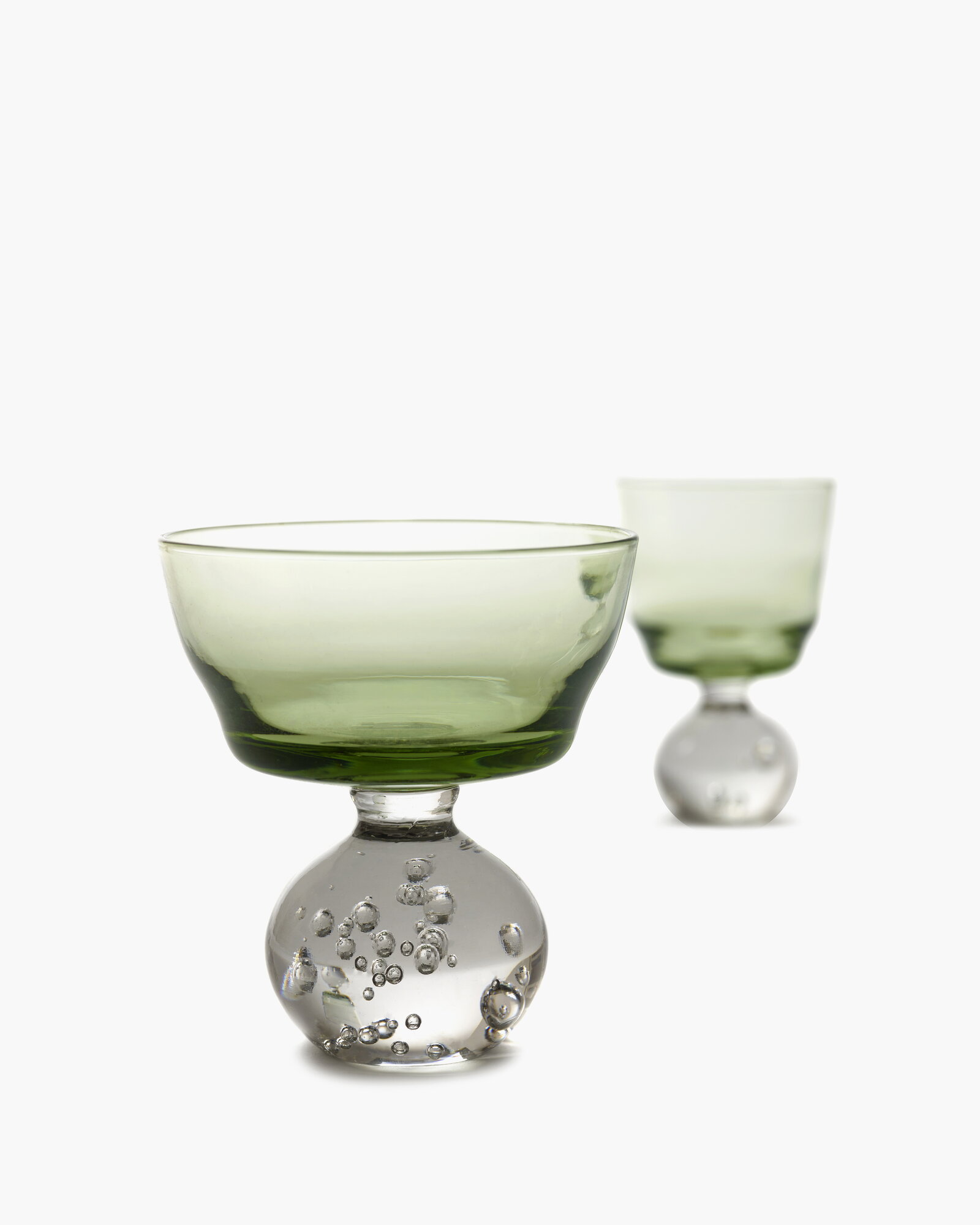 Serax Eternal Snow stem glass, M, green | Finnish Design Shop