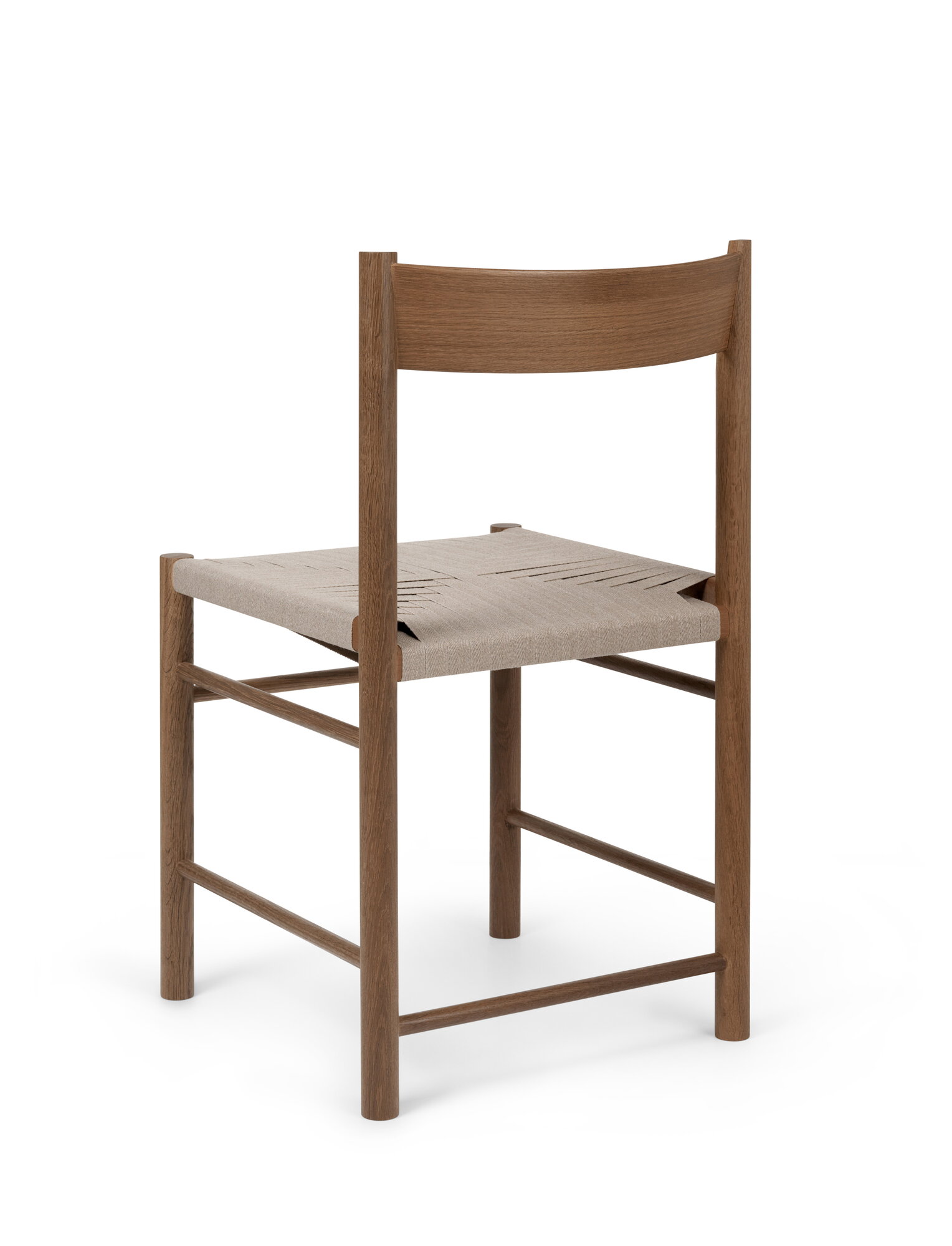 Brdr. Krüger F chair, fumed oak - linen webbing | Finnish Design Shop