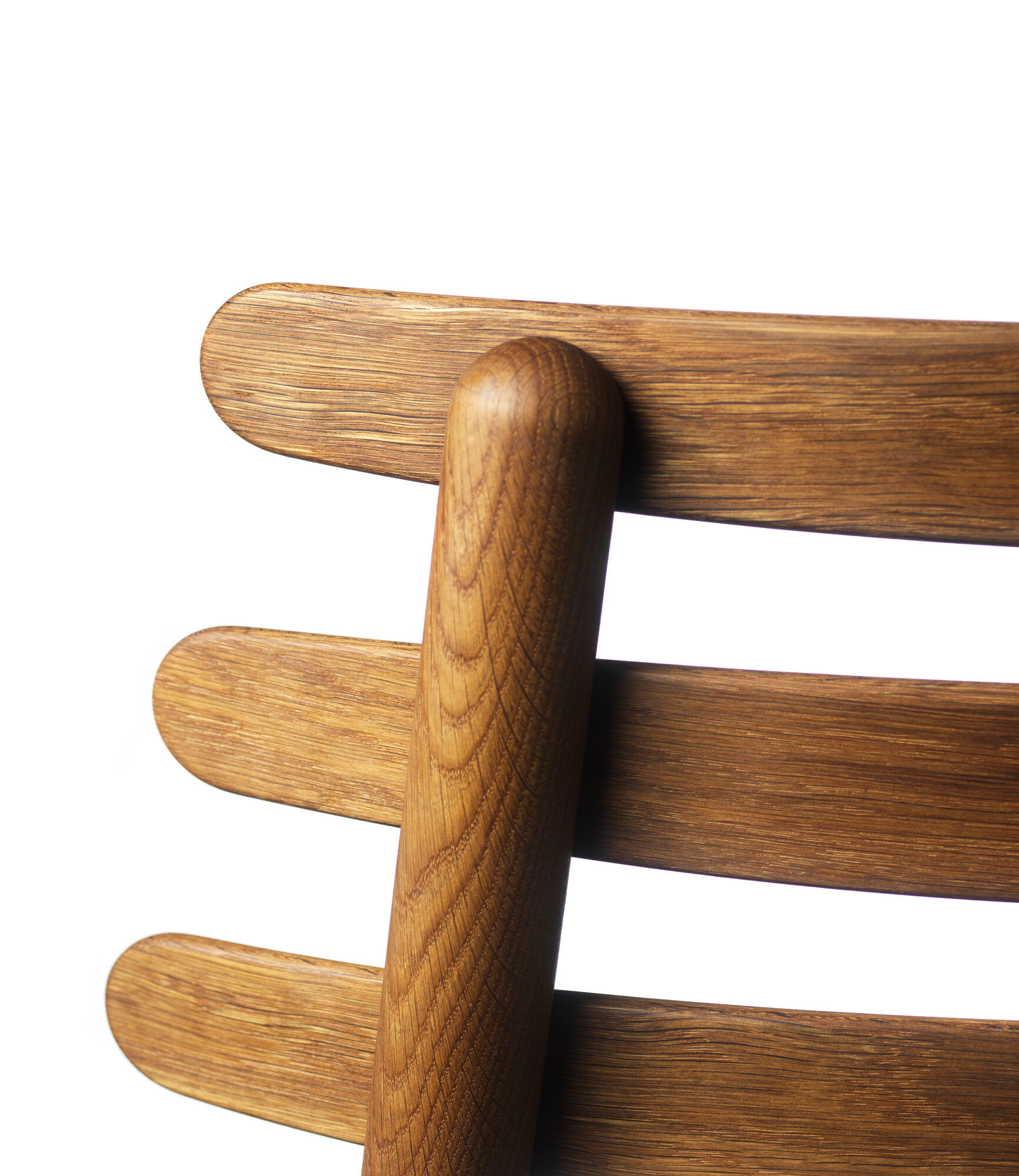 FDB Møbler J48 chair, smoked oak - black leather | Finnish Design Shop
